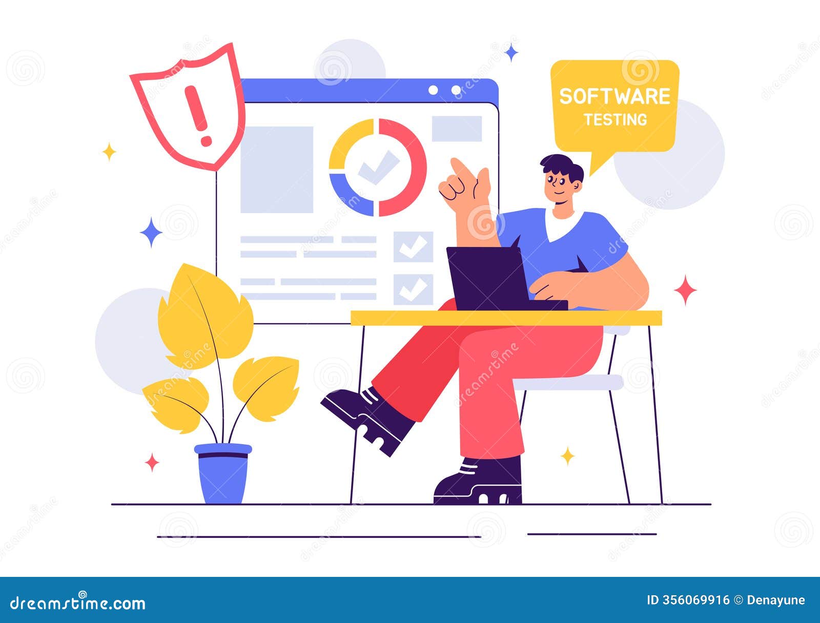 Software Testing Vector Illustration Featuring Application Engineering ... Software Testing Vector Illustration Featuring Application Engineering ...