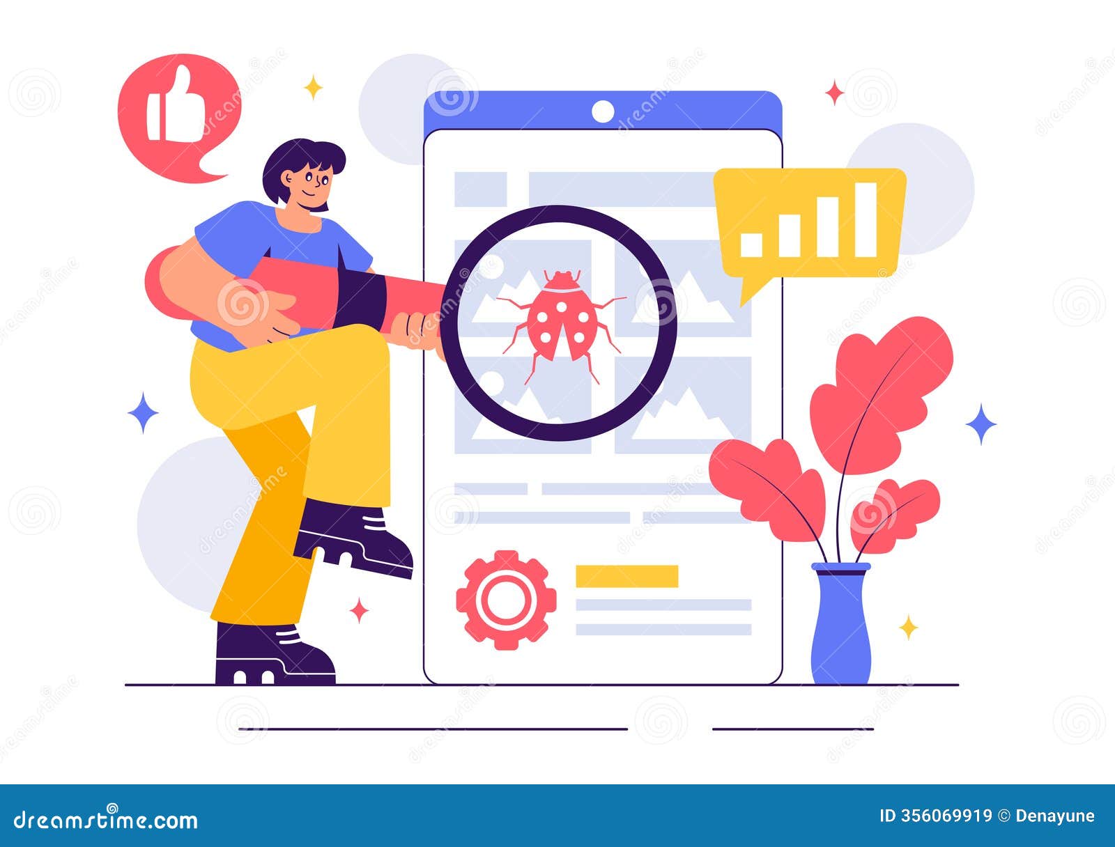 Software Testing Vector Illustration Featuring Application Engineering ... Software Testing Vector Illustration Featuring Application Engineering ...