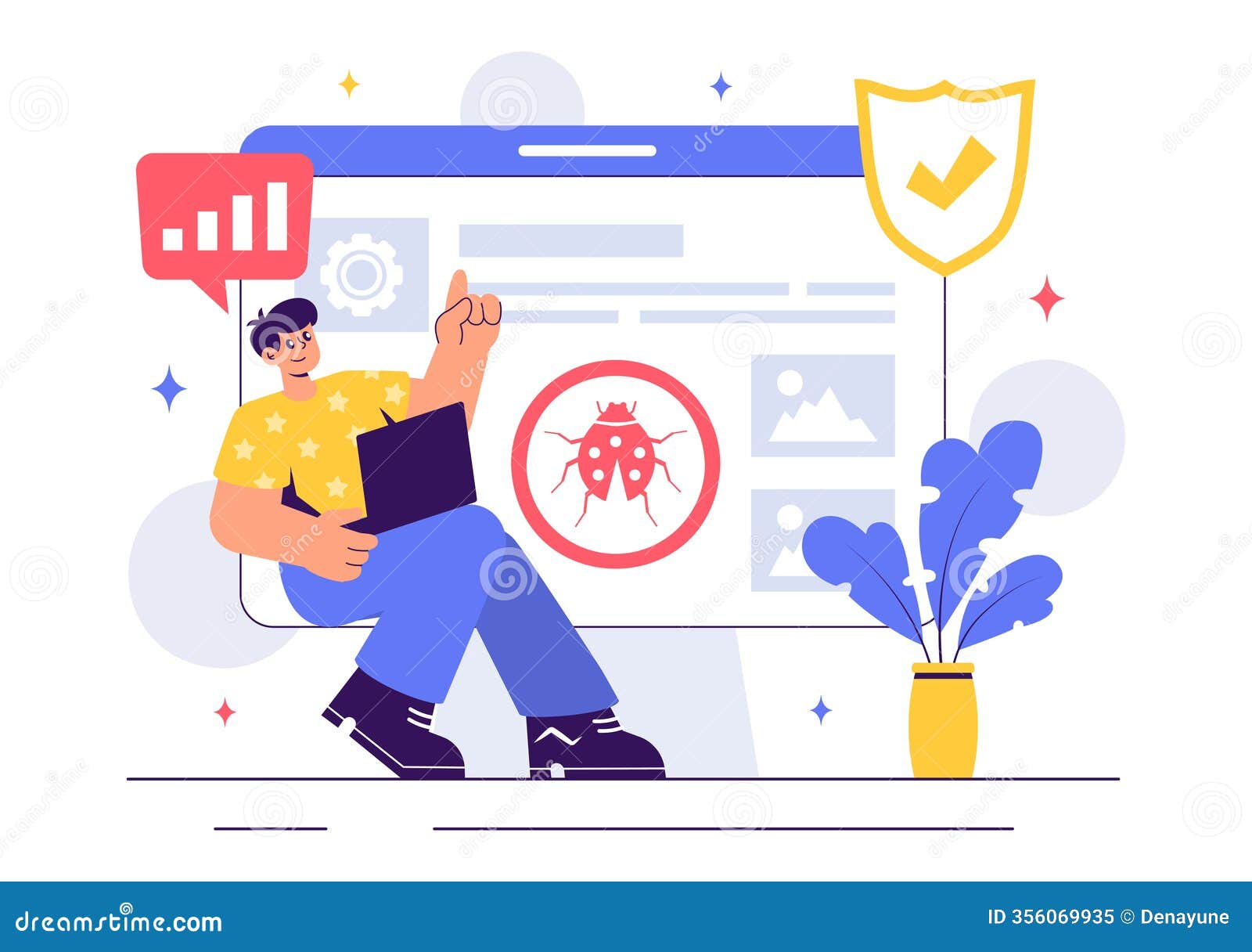 Software Testing Vector Illustration Featuring Application Engineering ... Software Testing Vector Illustration Featuring Application Engineering ...