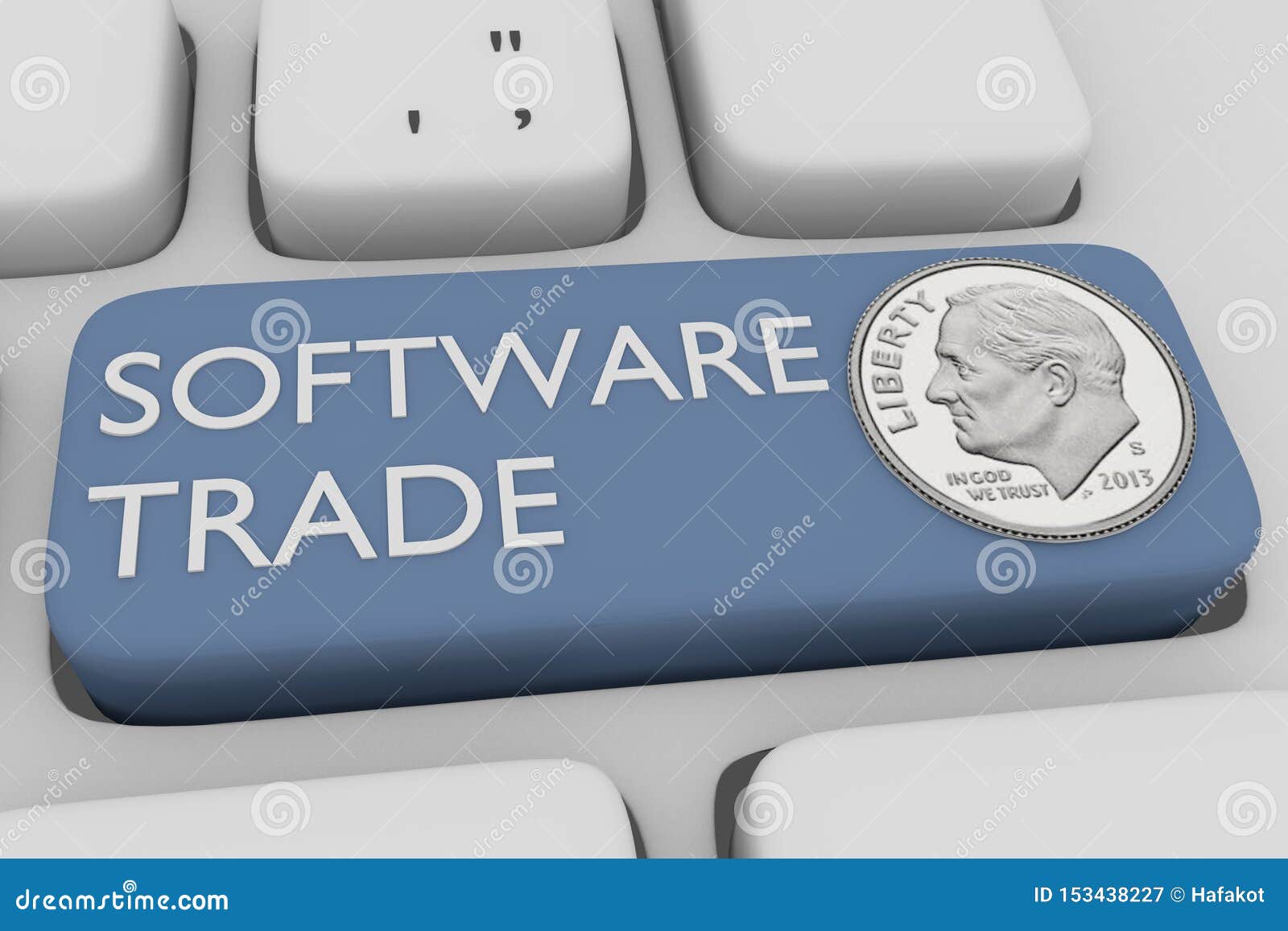 SOFTWARE TRADE concept stock illustration. Illustration of computer ...