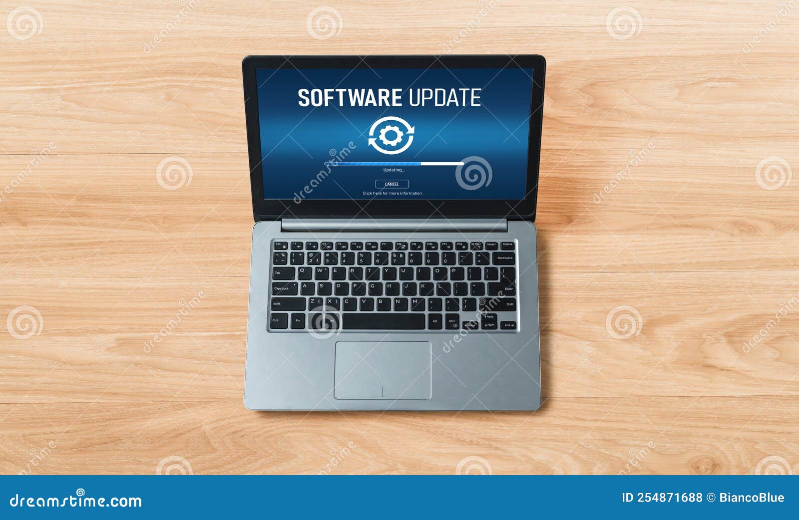 Software Update on Computer for Modish Version of Device Software Stock ...