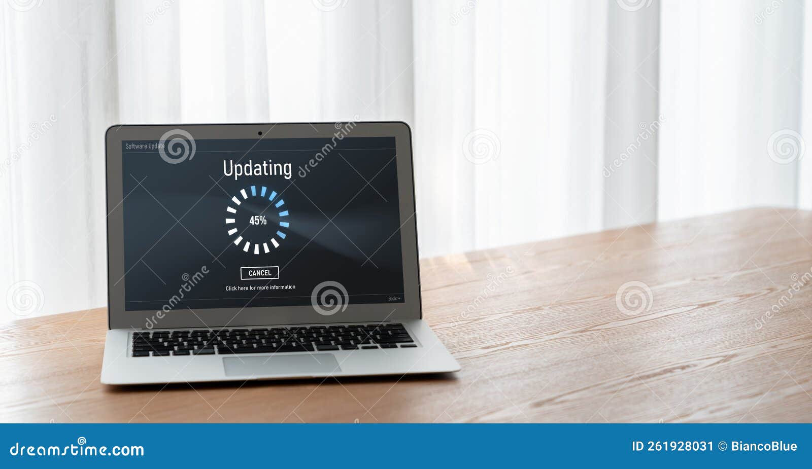 Software Update on Computer for Modish Version of Device Software Stock ...