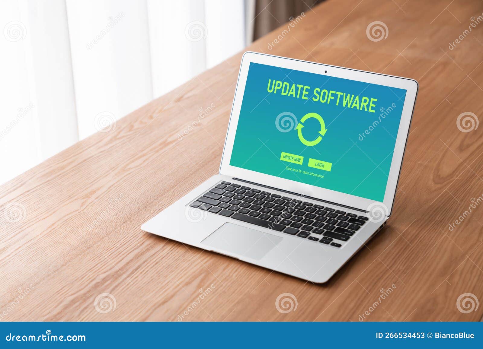 Software Update on Computer for Modish Version of Device Software Stock ...