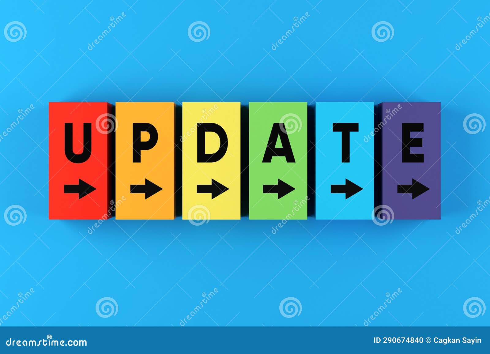 Software Update or News Update Announcement. the Word Update on ...