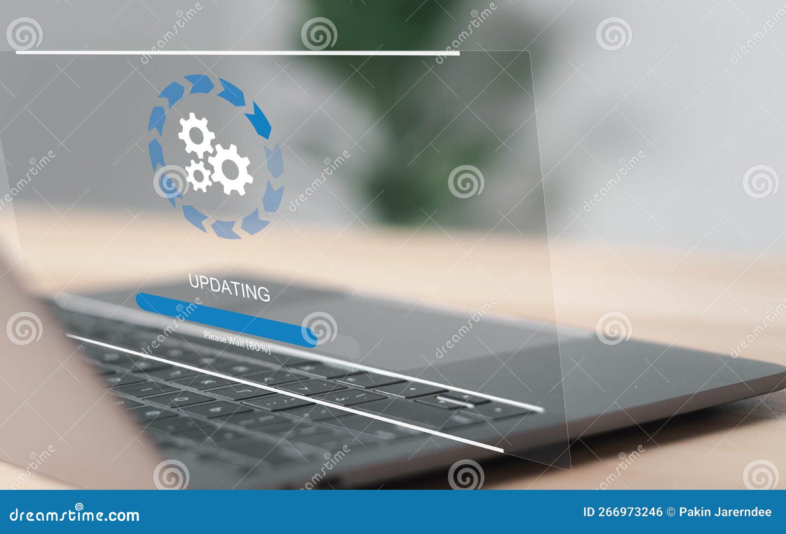 Software Update or Operating System Upgrade. Stock Photo - Image of ...