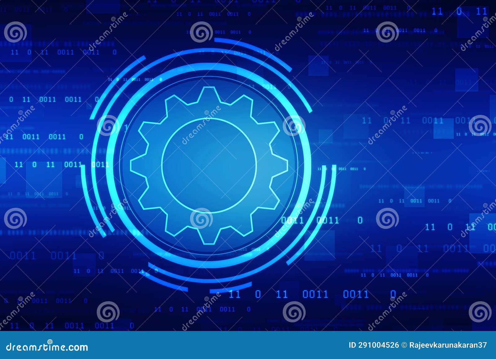 Software Update Status, Cog Gear Wheel on the Technology Abstract ...
