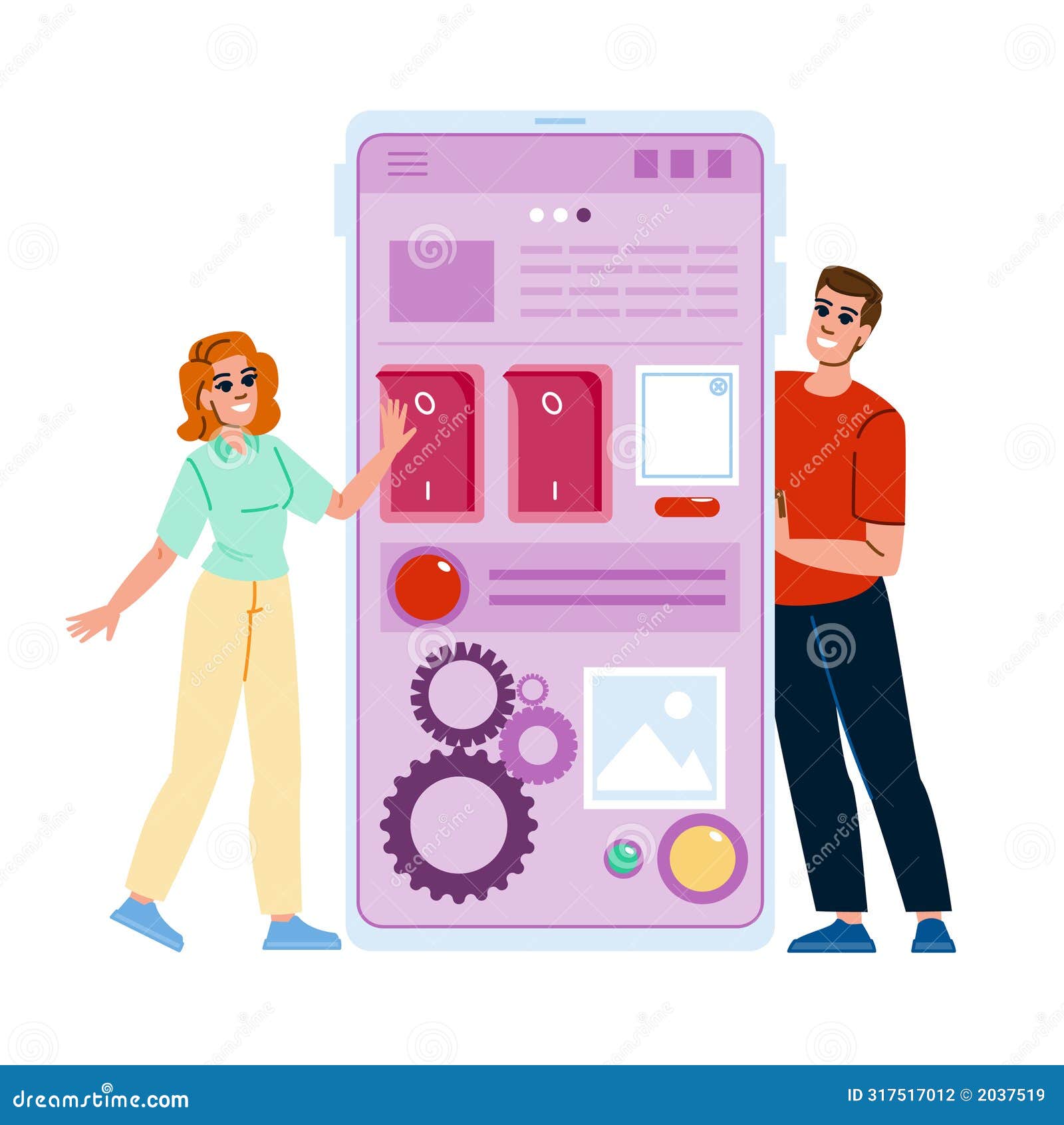 Software Usability Testing Website Vector Stock Vector - Illustration ...
