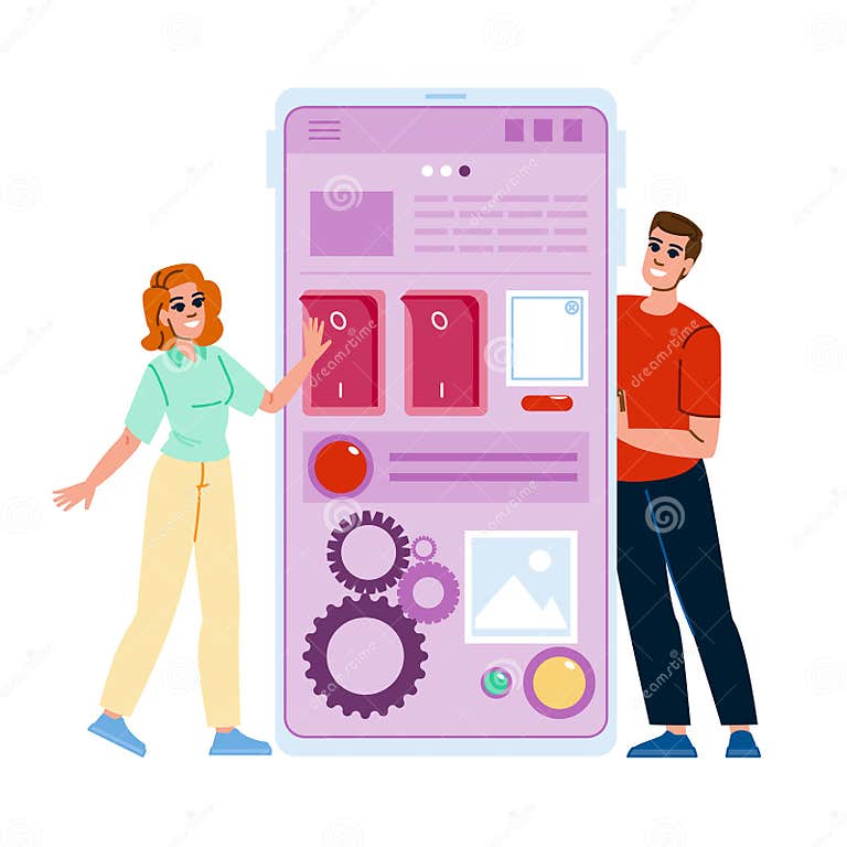 Software Usability Testing Website Vector Stock Vector - Illustration ...