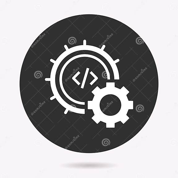 Software - Vector Icon. Illustration Isolated. Simple Pictogram. Stock ...