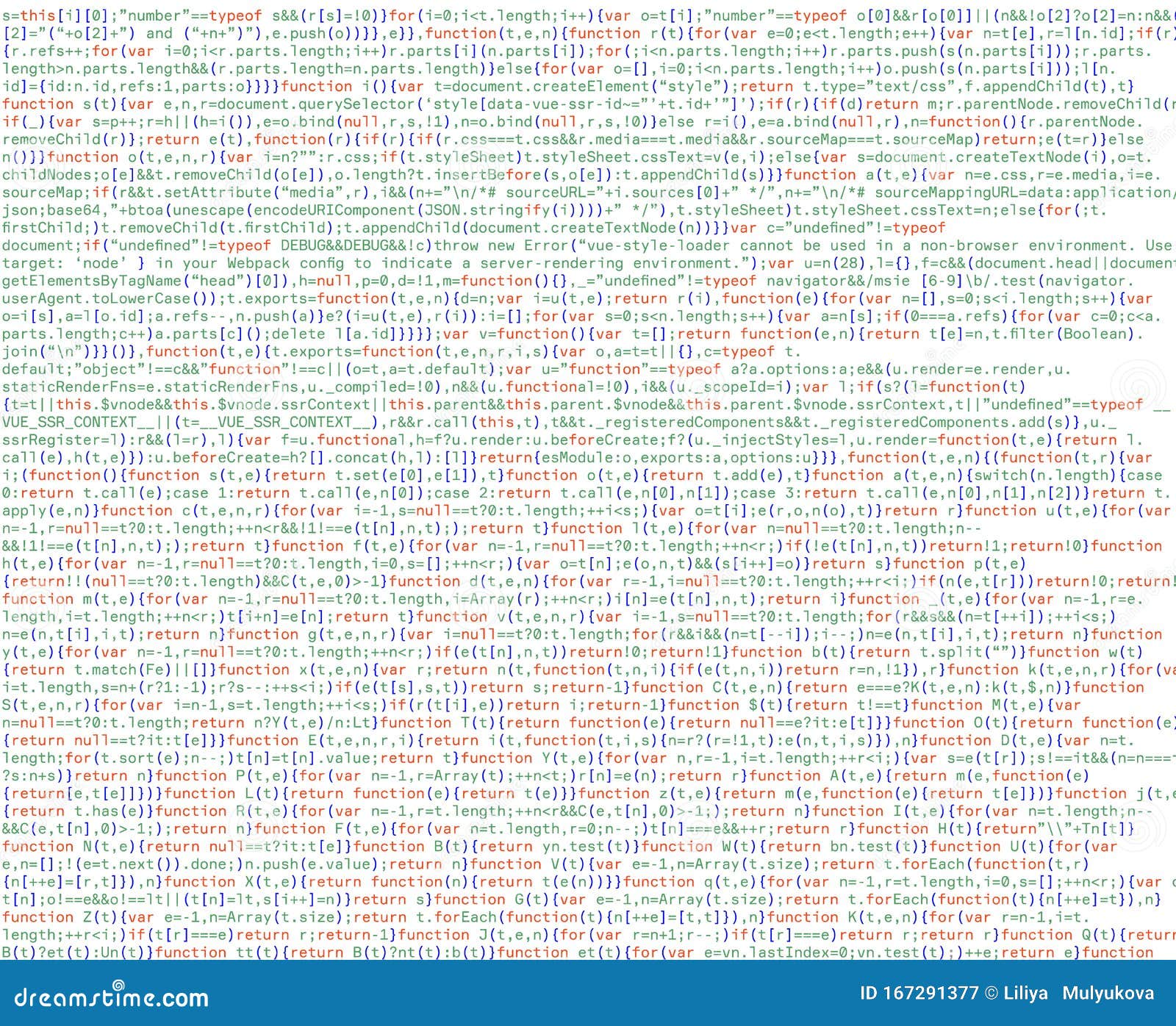 Software Web Developer Programming Code Javascript Random Parts Of Program Code Stock Vector