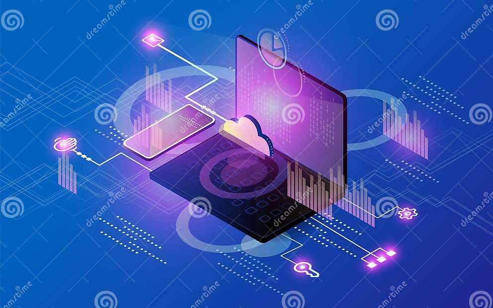 Software Web Development Programming Concept Abstract Phone And Programming Code On Laptop