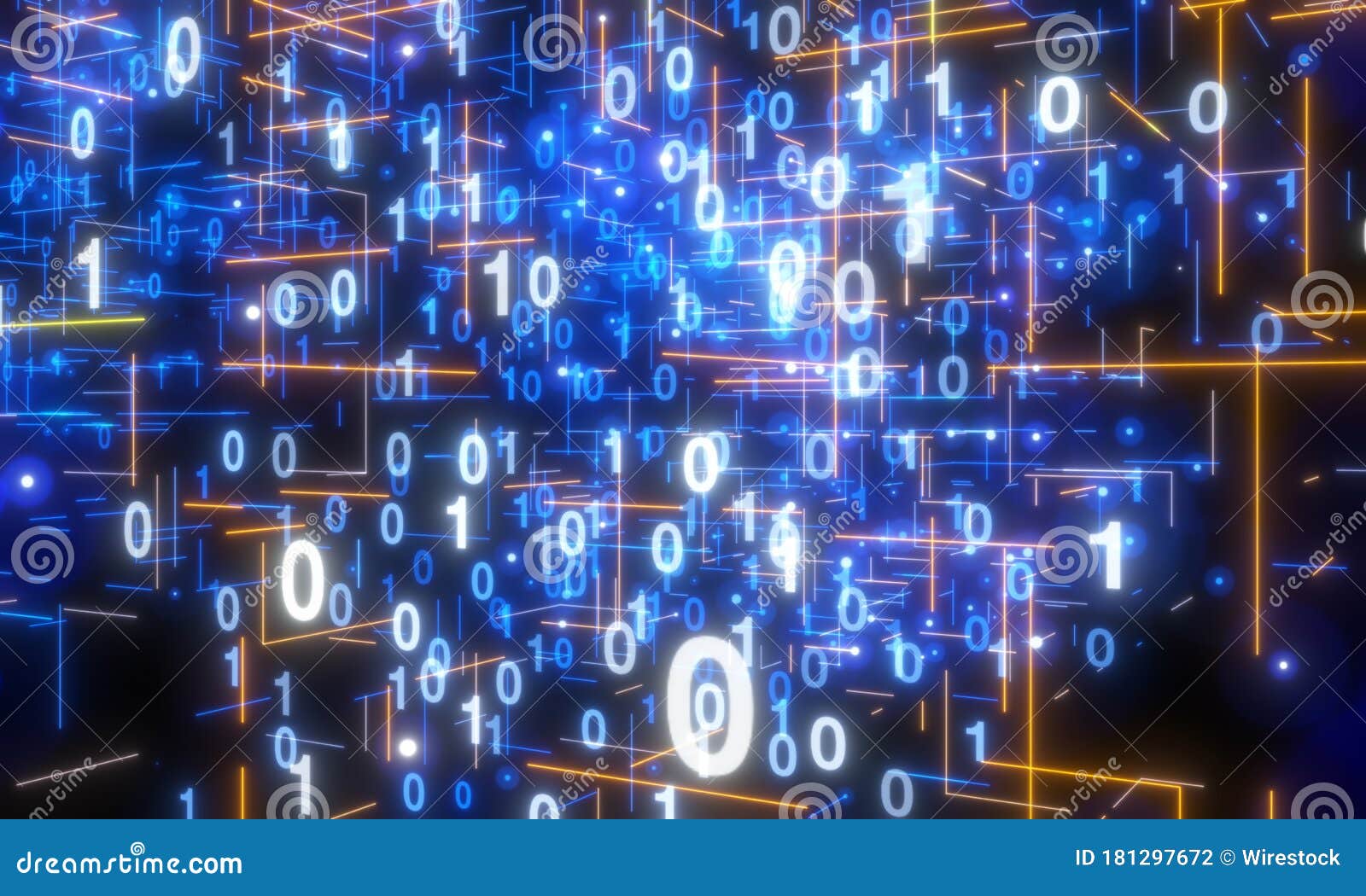 A Software, Web Development, Programming Concept. Abstract Programming 3d Stock Illustration ...