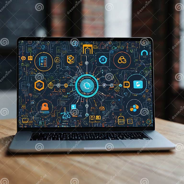 Software Web Development and Programming Concept Stock Illustration ...