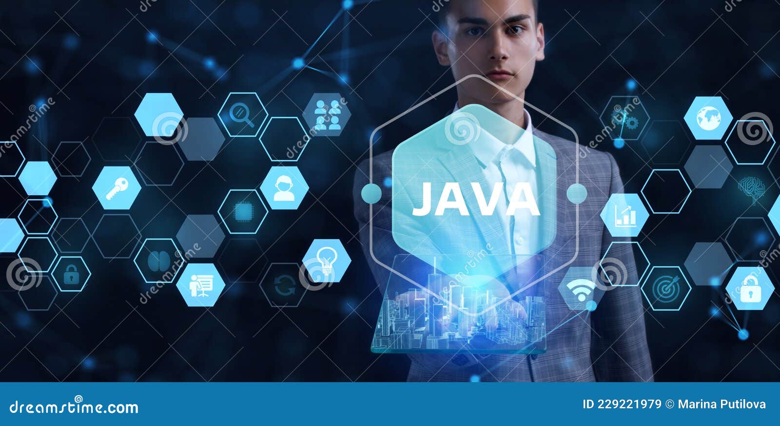 Software Web Development Programming Concept Programming Languages Java And Program Stock