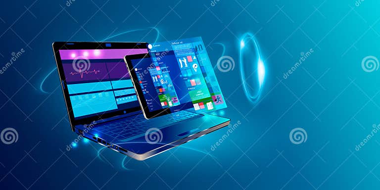 Software, Web-Entwicklung, Programmierungskonzept Abstrakter ...