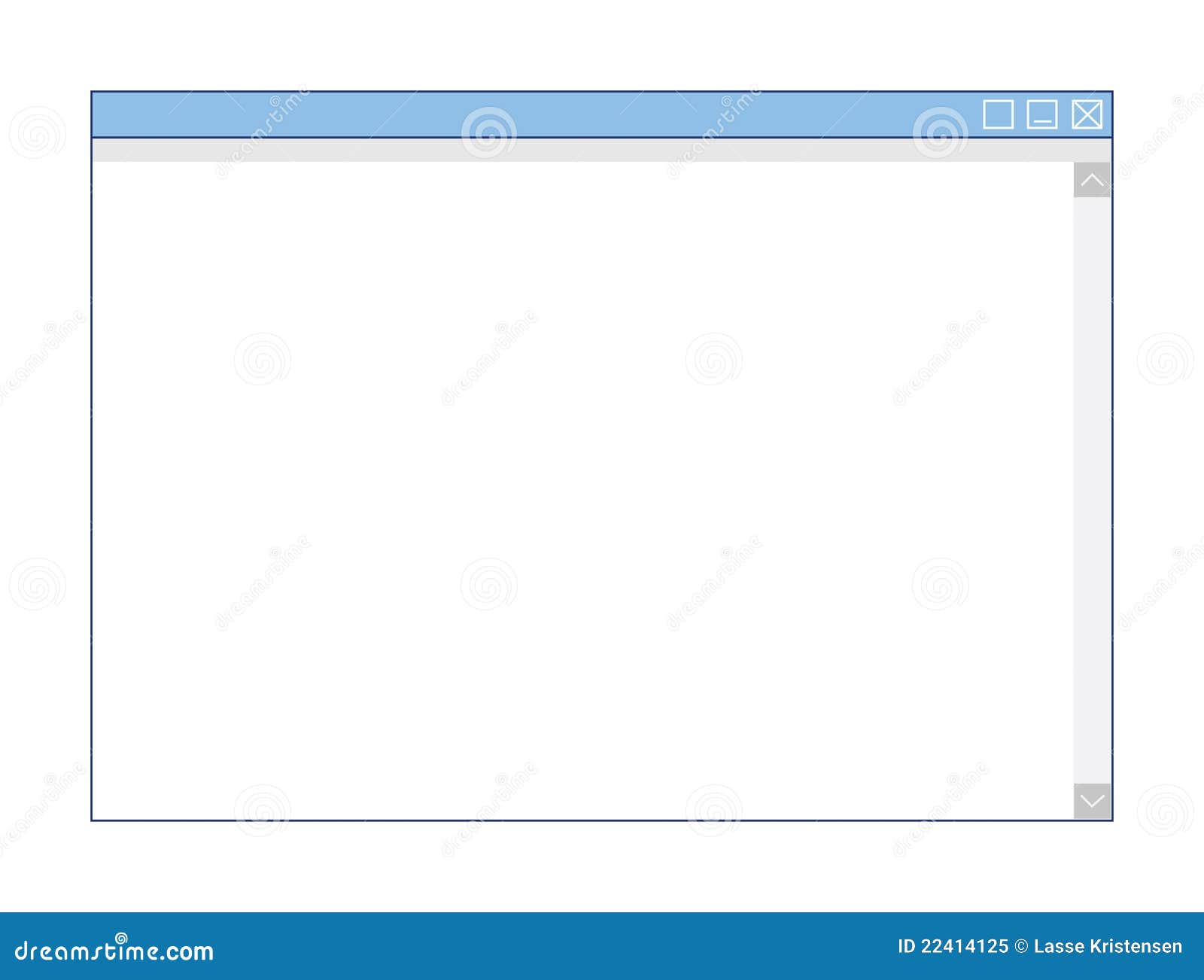 Software window stock illustration. Illustration of communication ...