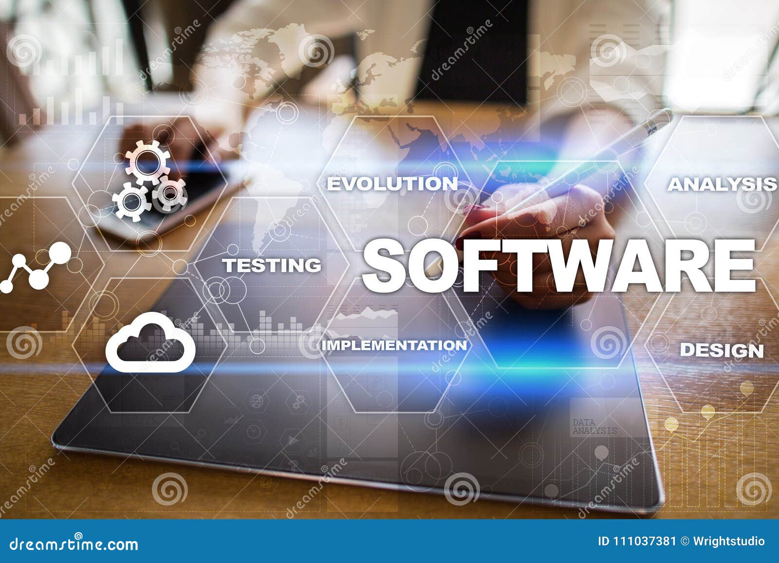 Softwareentwicklung Daten-Digital-Programm-Systemtechnik-Konzept ...