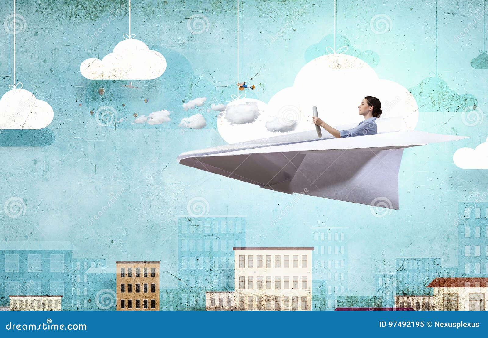 Sognando Per La Vacanza Media Misti Immagine Stock - Immagine di libero ...