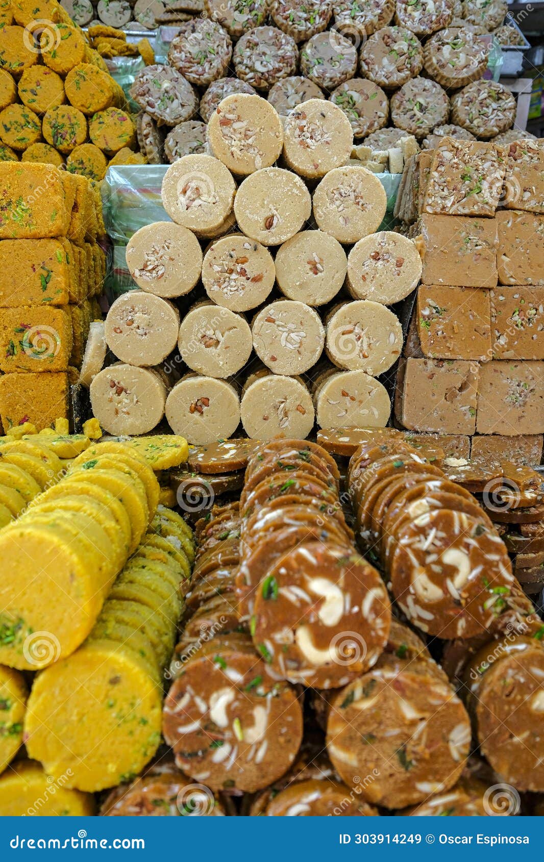 Sohan Halwa Typical Sweets from Ajmer, Rajasthan, India Stock Image ...
