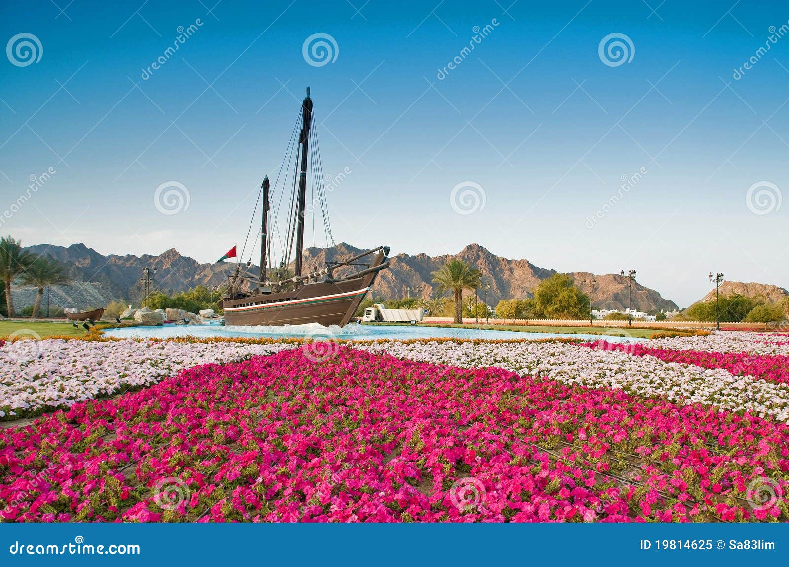 Sohar Ship stock image. Image of ocean, oman, bustan - 19814625