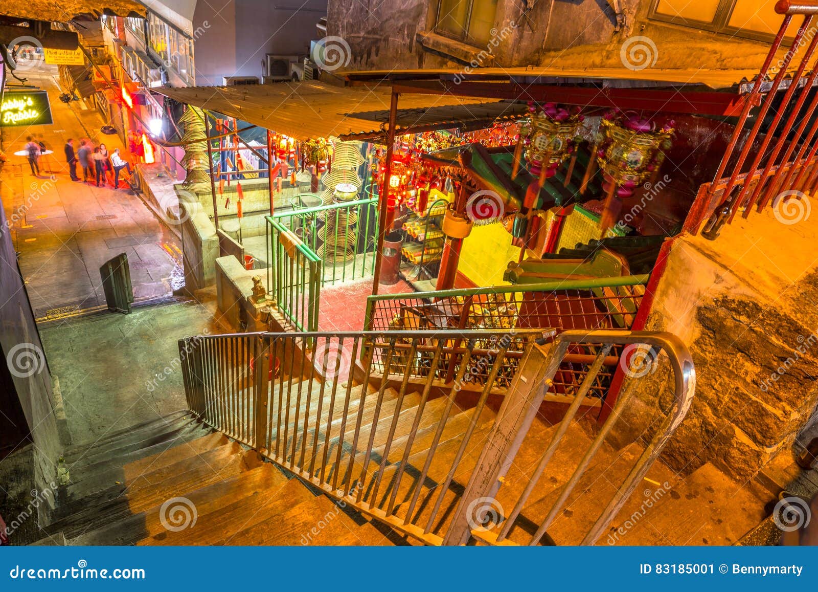 Soho Hong Kong photo éditorial. Image du vieux, route - 83185001