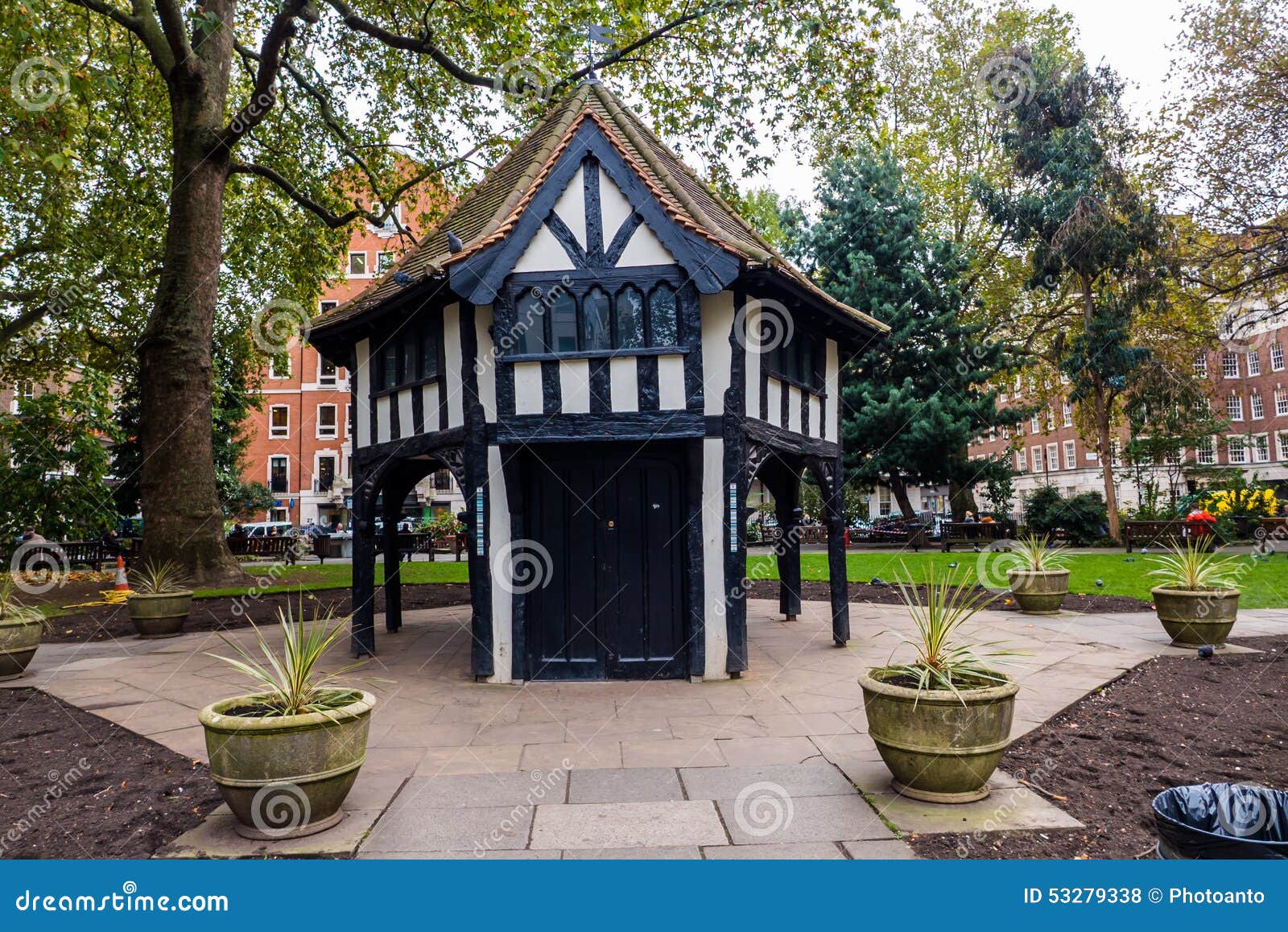 Soho Square stock photo. Image of green, park, english - 53279338