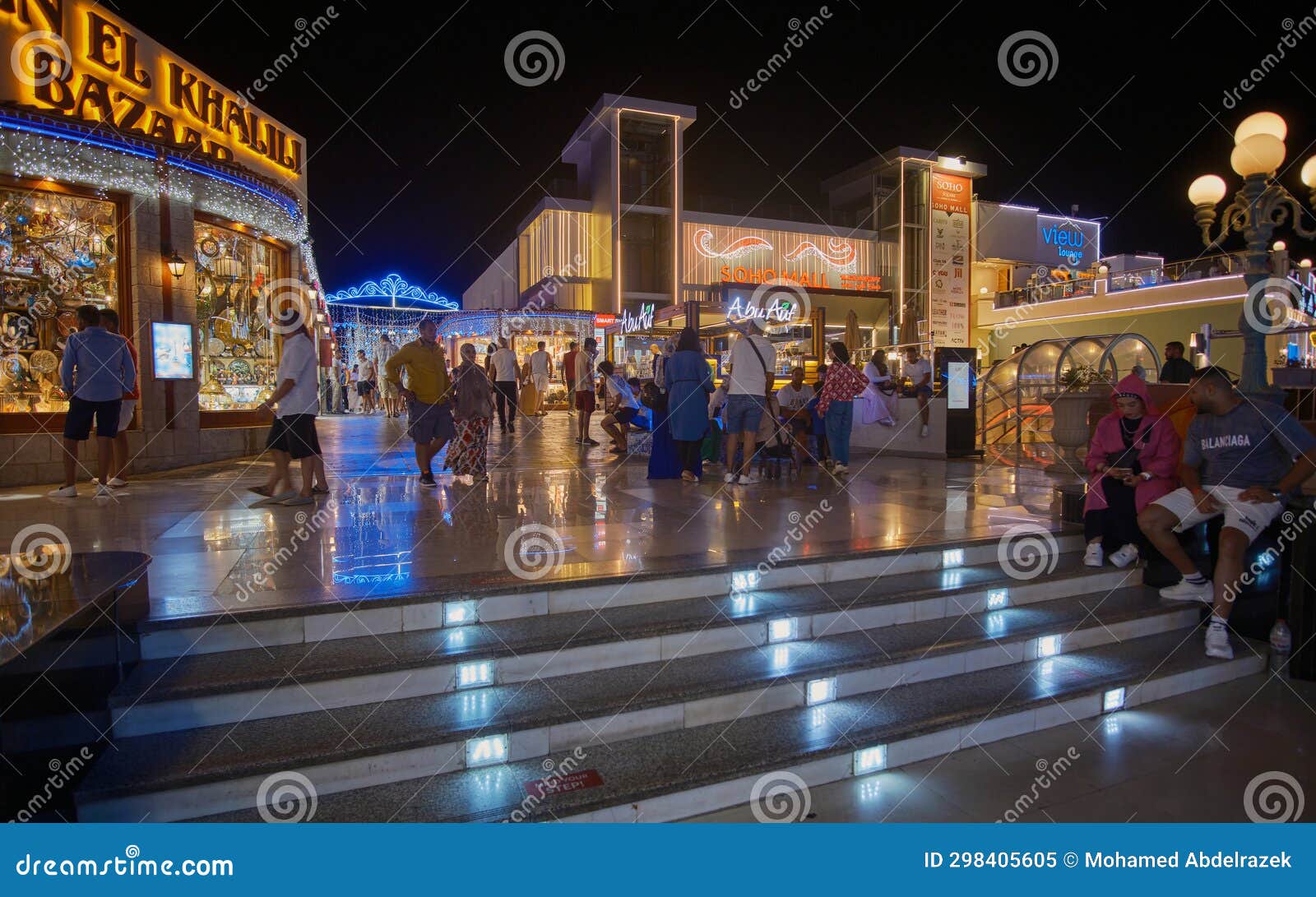SOHO Square in Sharm El Sheikh, Egypt . Night Shot Editorial Image ... SOHO Square in Sharm El Sheikh, Egypt . Night Shot Editorial Image ...