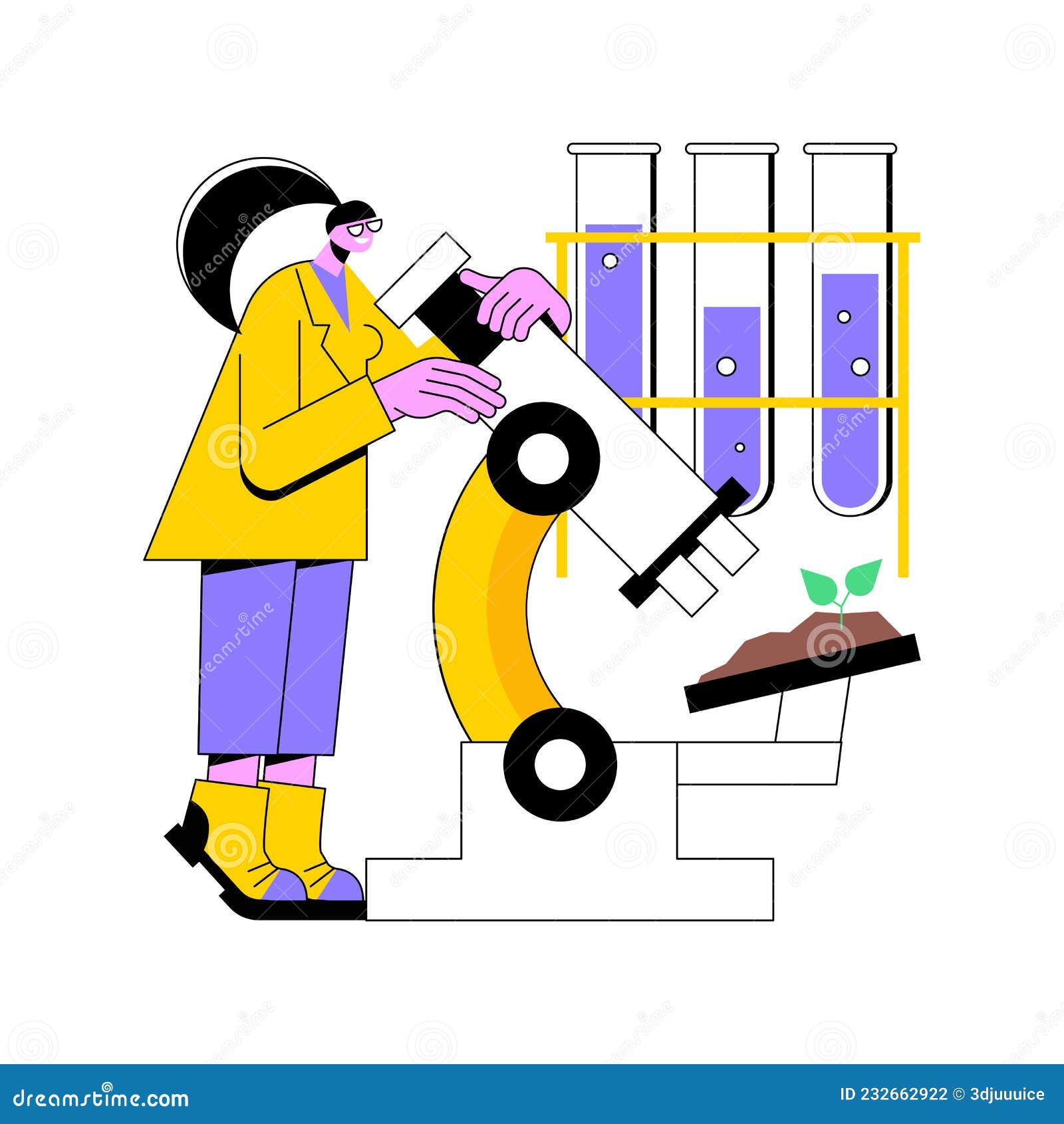 Soil Analysis Abstract Concept Vector Illustration. Stock Vector ...