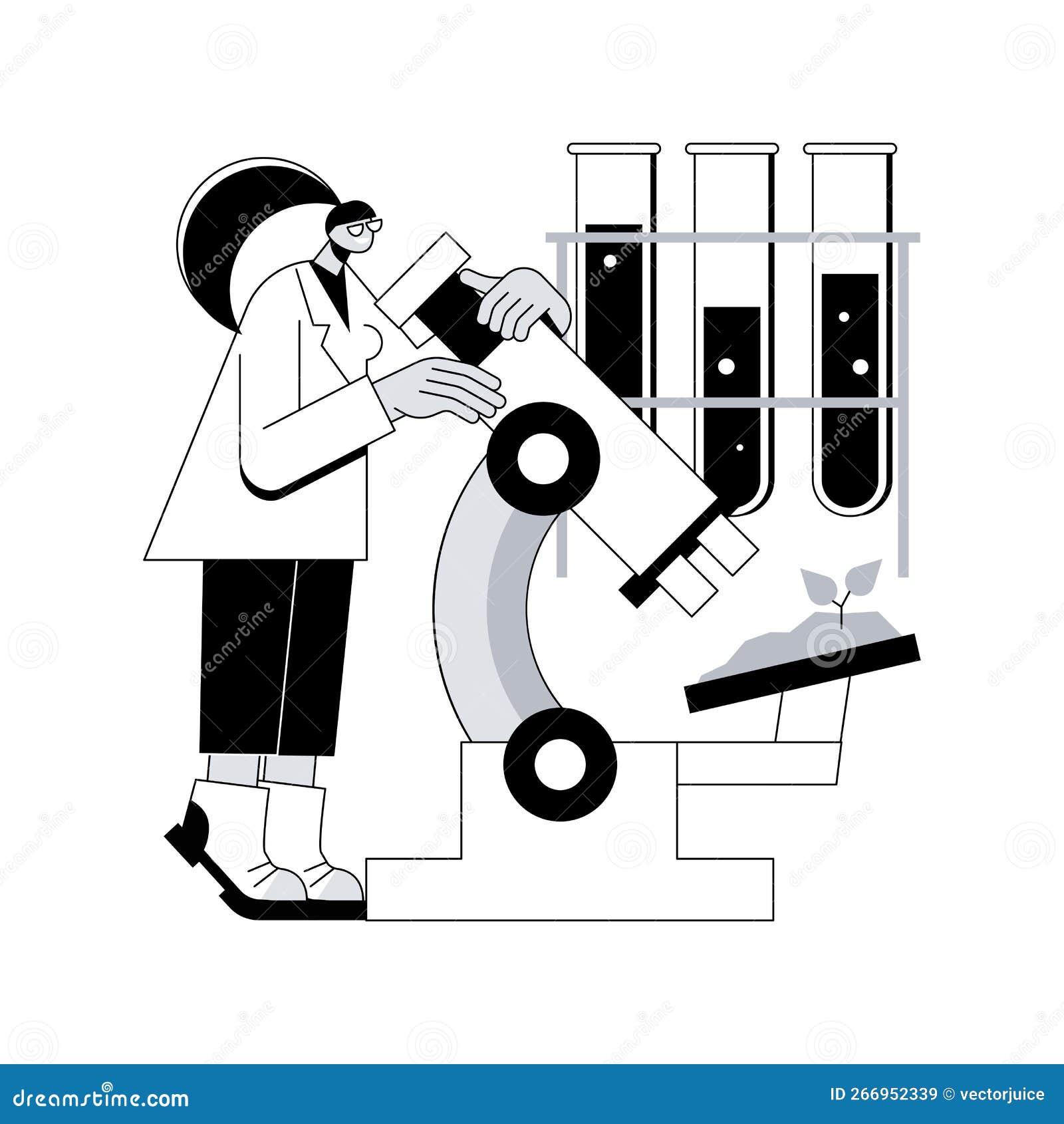 Soil Analysis Abstract Concept Vector Illustration Stock Vector ...