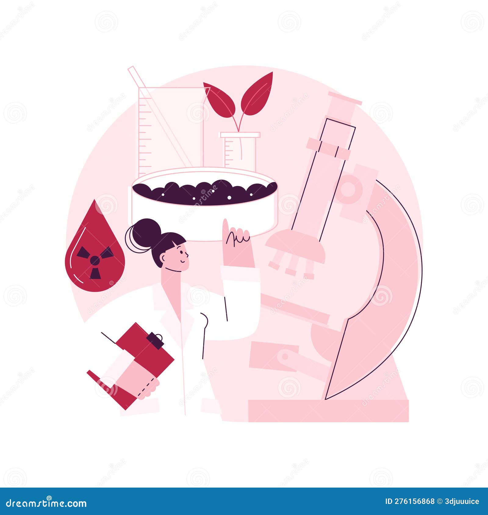 Soil Analysis Abstract Concept Vector Illustration. Stock Vector ...