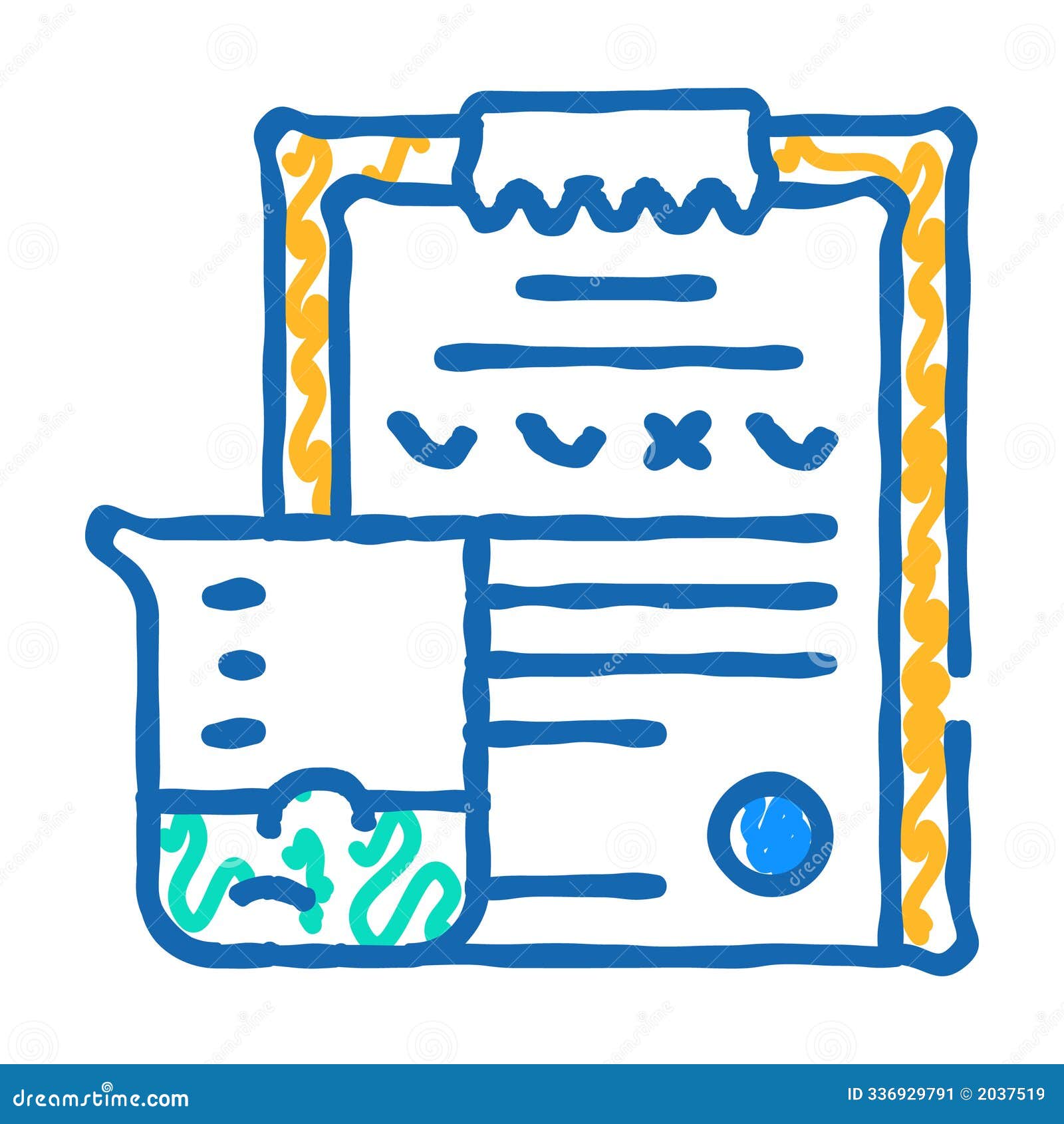 Soil Analysis Icon Doodle Illustration Stock Illustration ...