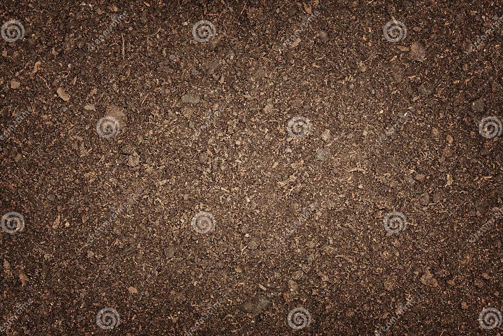 Soil Background with Dark Borders Stock Photo - Image of borders ...