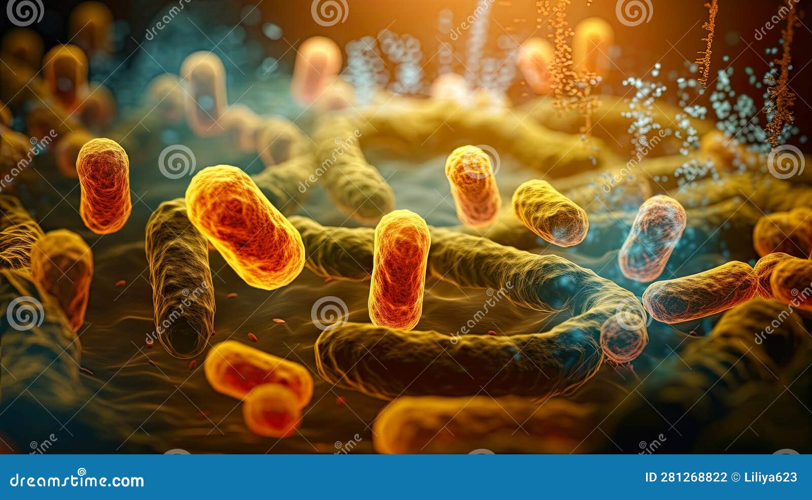 Soil Bacterium Mycobacterium Smegmatis. AI Generative Stock ...