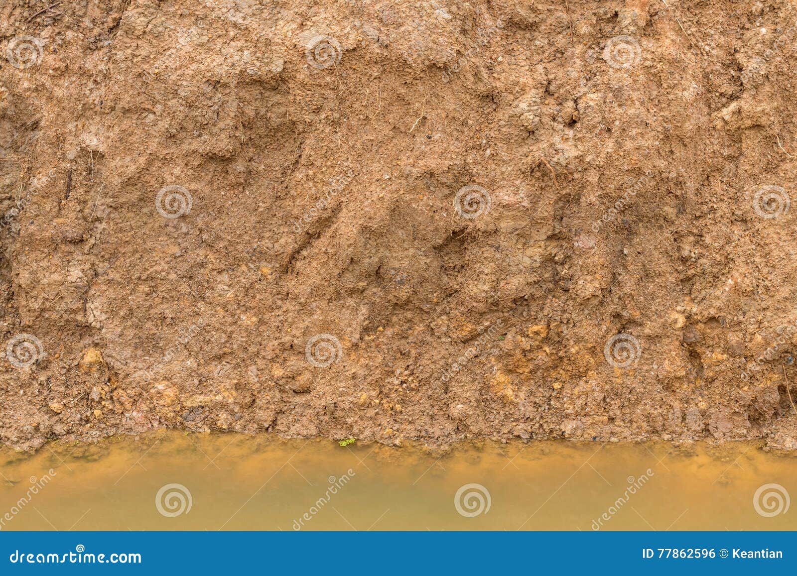 Soil Beneath the Surface Layer. Stock Photo - Image of canyon, industry ...
