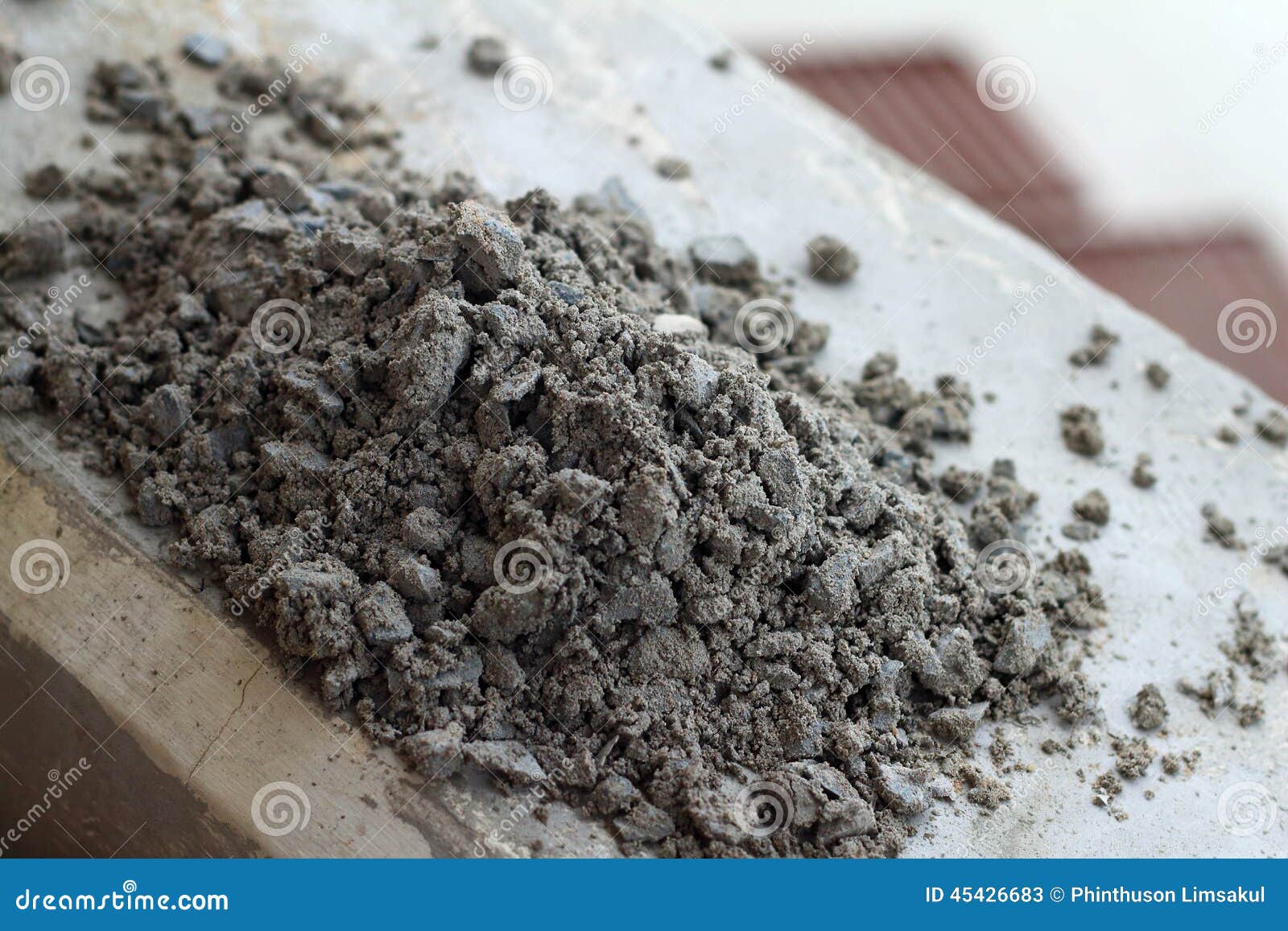 Soil and Cement As a Background - Used for Construction. Stock Image ...