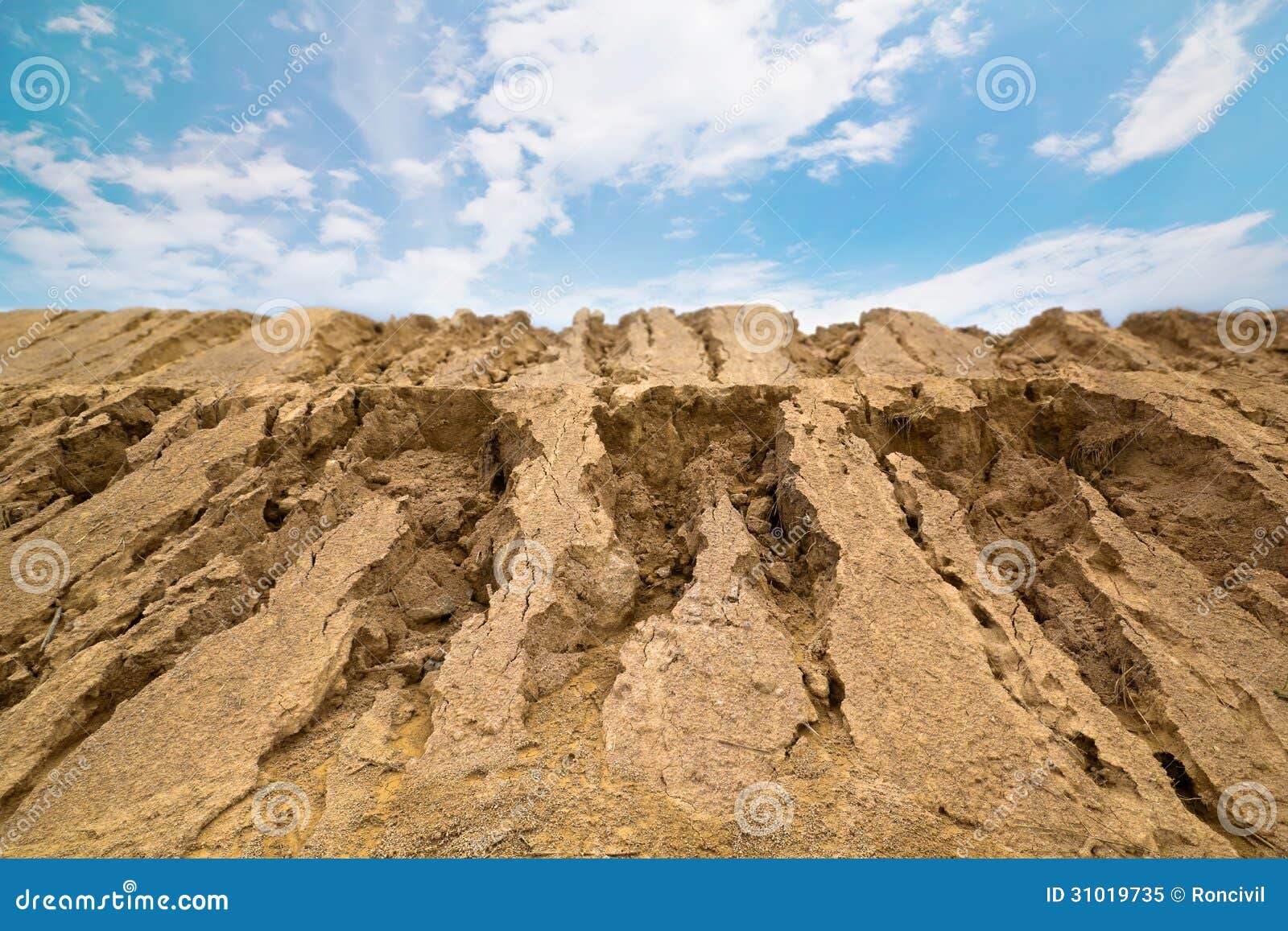 Soil collapse stock image. Image of erosion, soil, loam - 31019735