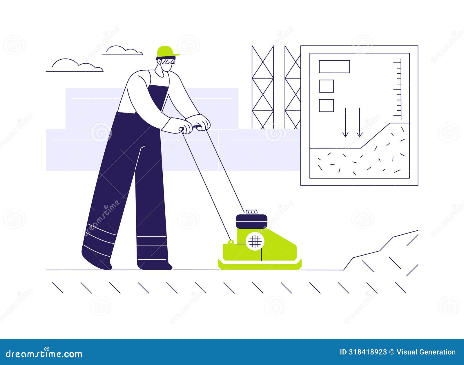 Soil Compaction Abstract Concept Vector Illustration. Stock ...