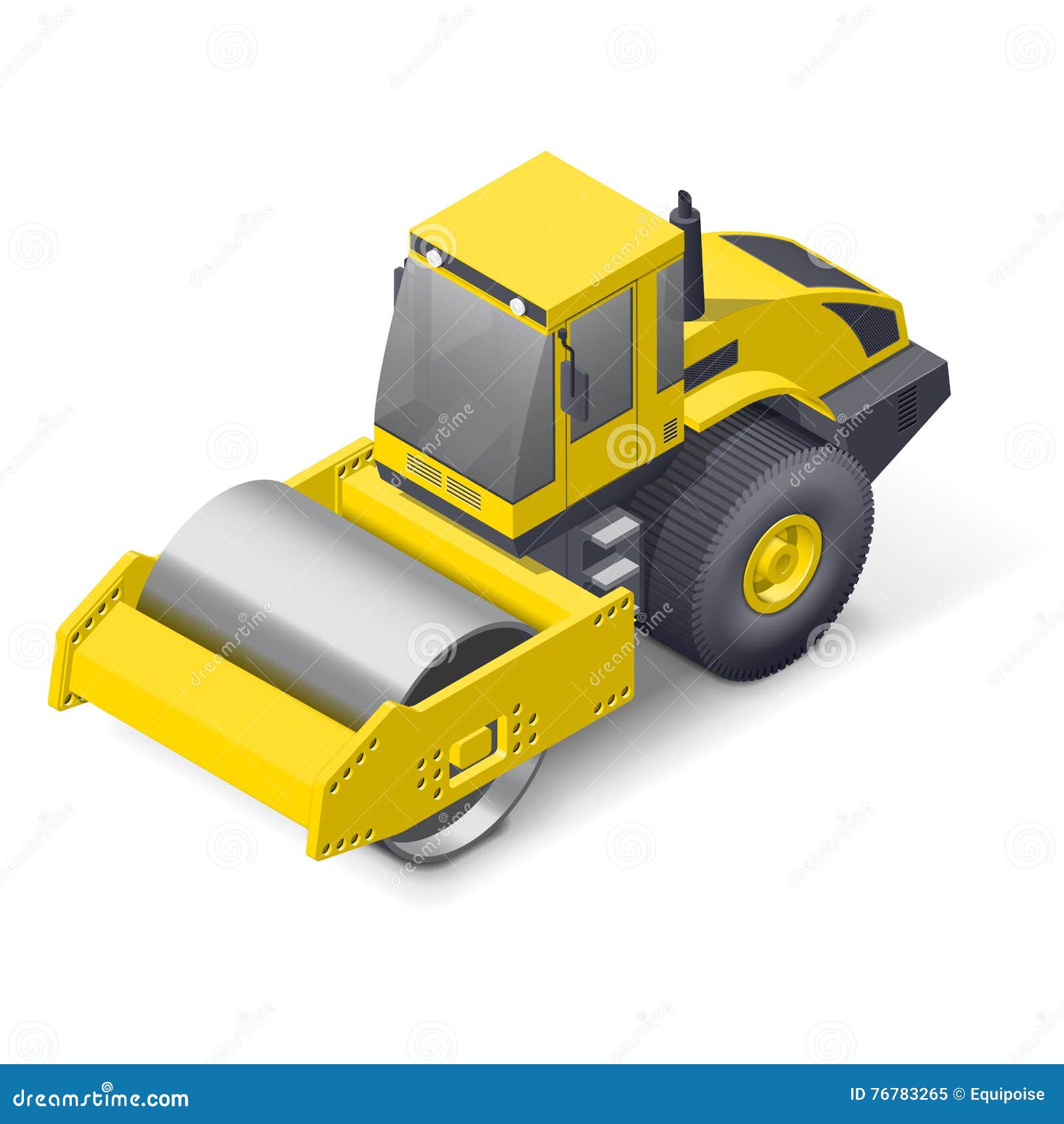 Soil compactor icon stock vector. Illustration of pictogram - 76783265