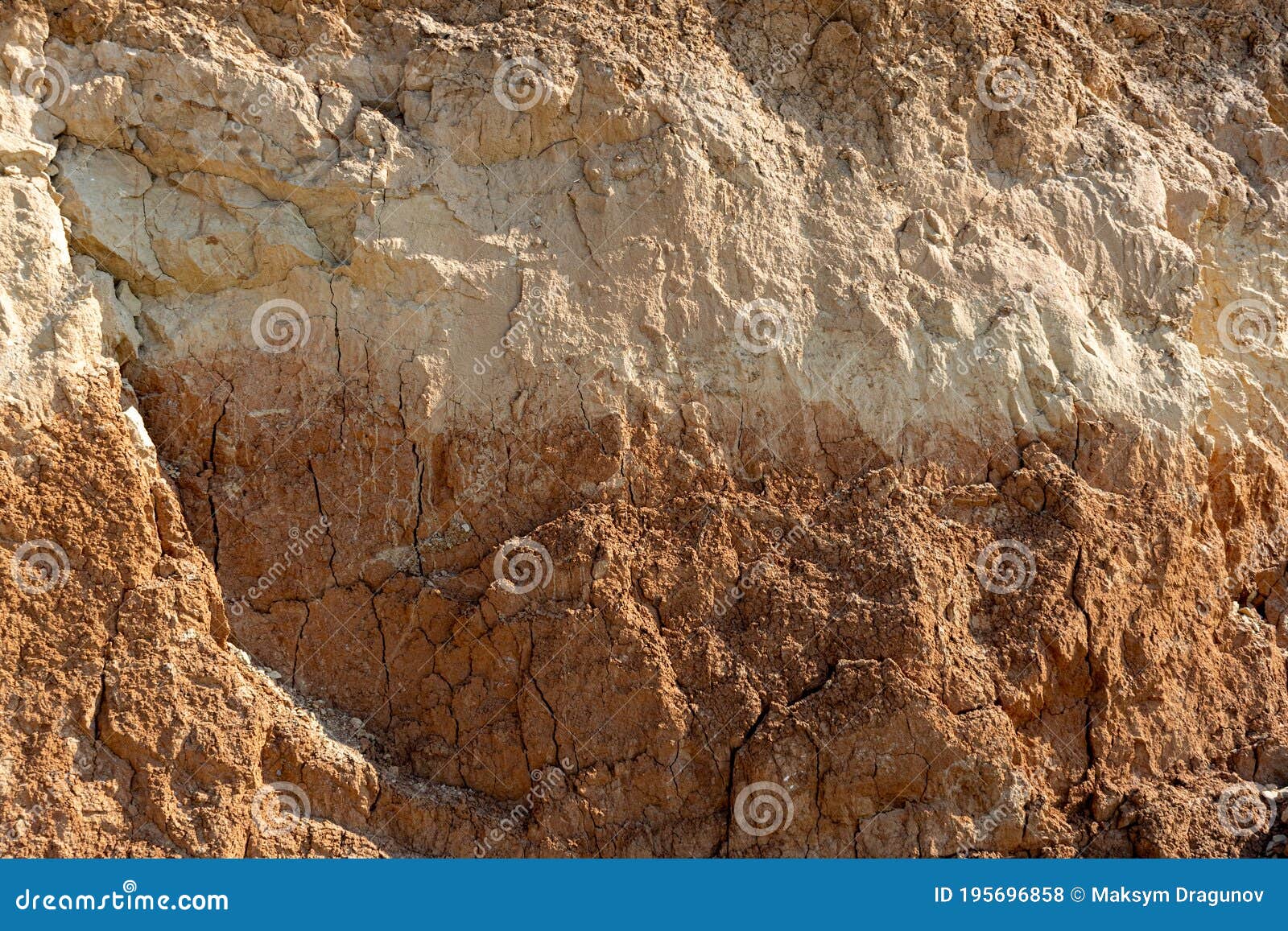 Soil cut texture stock photo. Image of geological, nature - 195696858