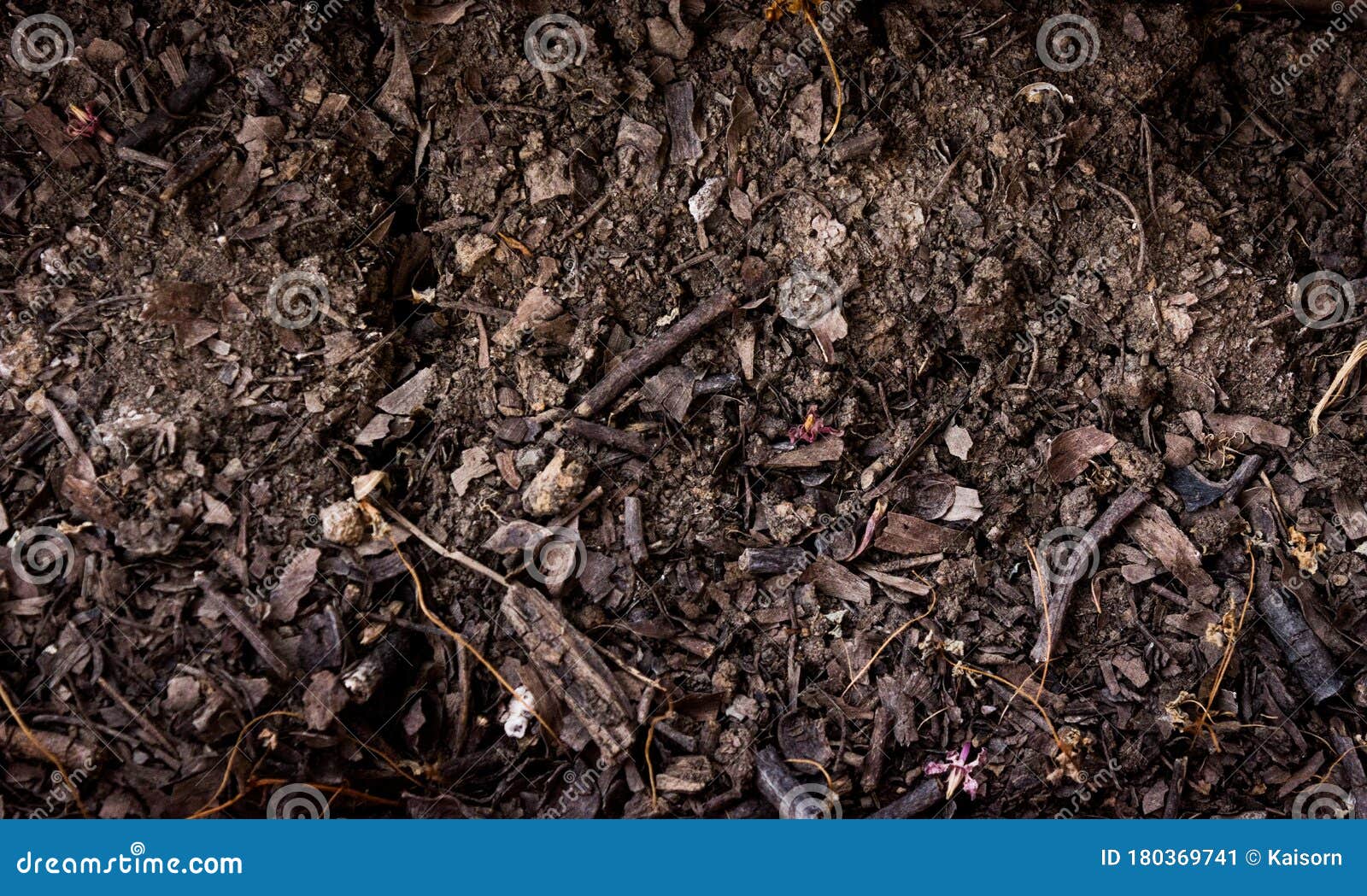 Soil Dark Ground Surface Top View Texture and Background Stock Image ...
