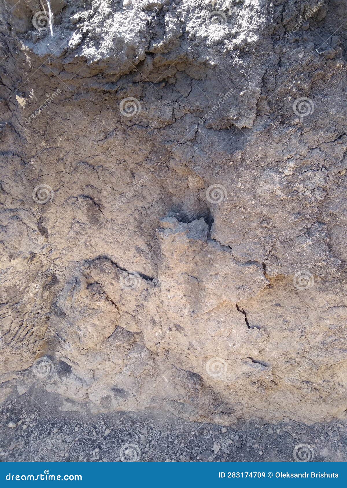 Disturbed Ground. Soil Texture Stock Image - Image of erosion, ecology ...