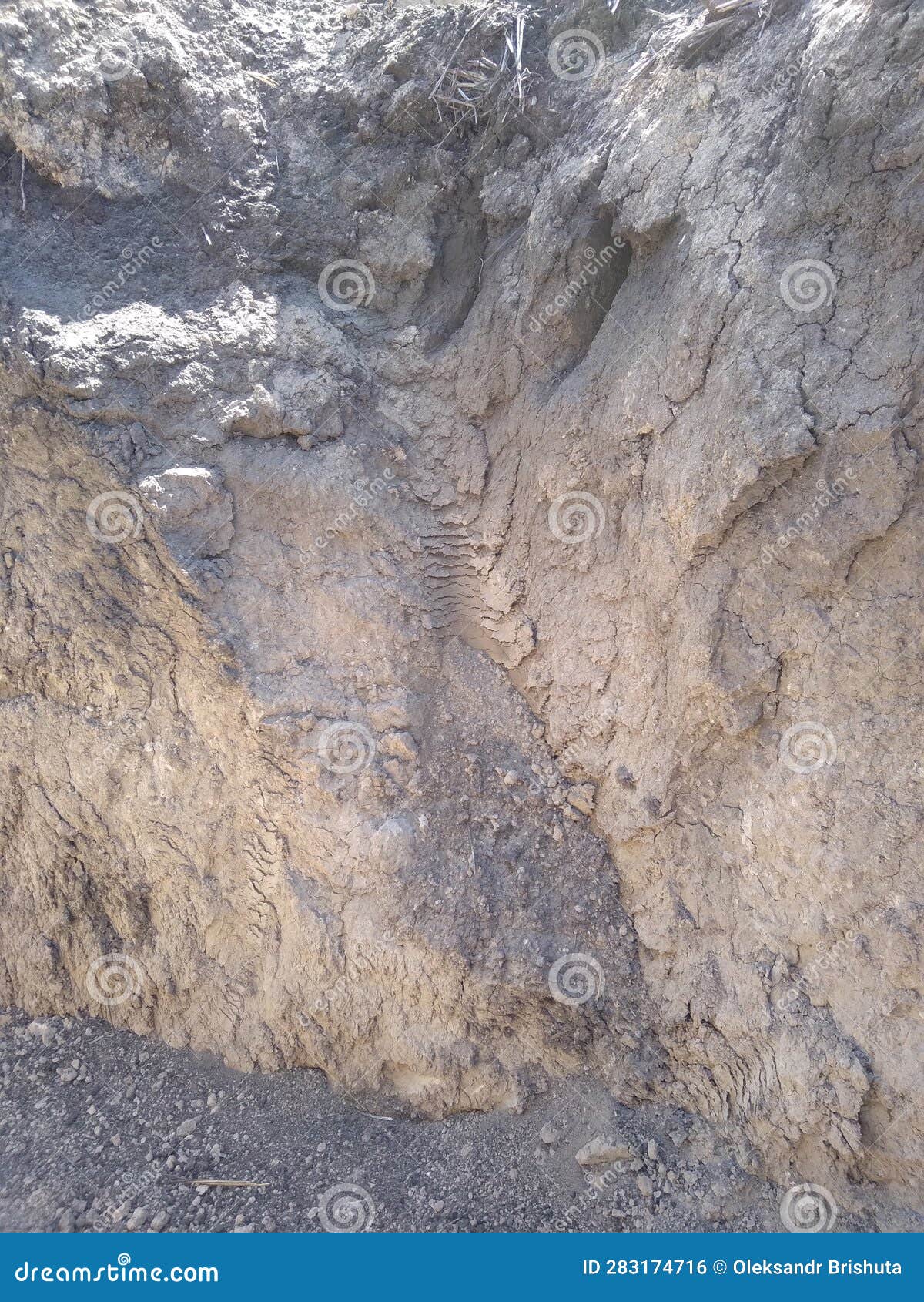Disturbed Ground. Soil Texture Stock Photo - Image of land, degrade ...