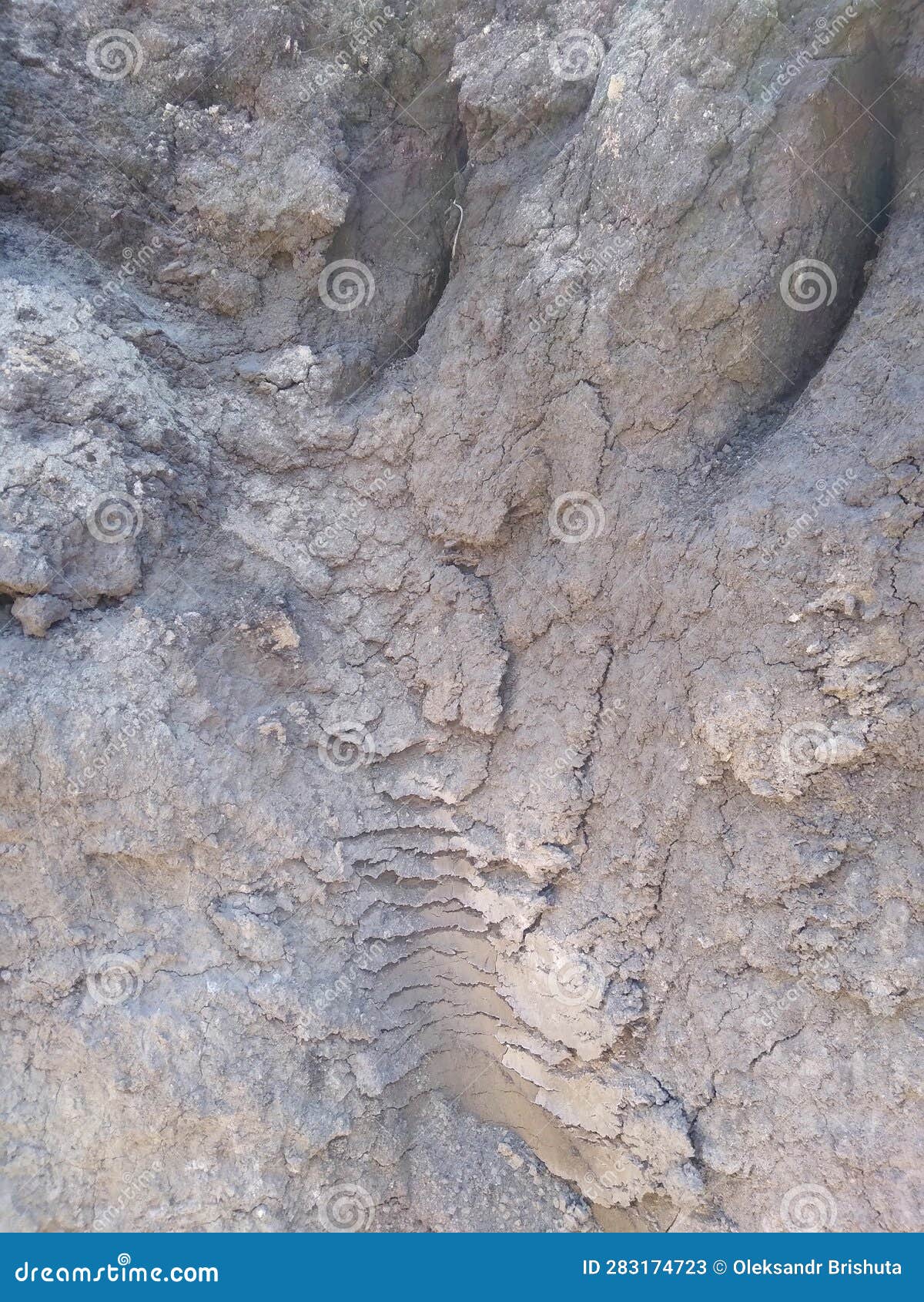 Disturbed Ground. Soil Texture Stock Image - Image of brown, erosion ...
