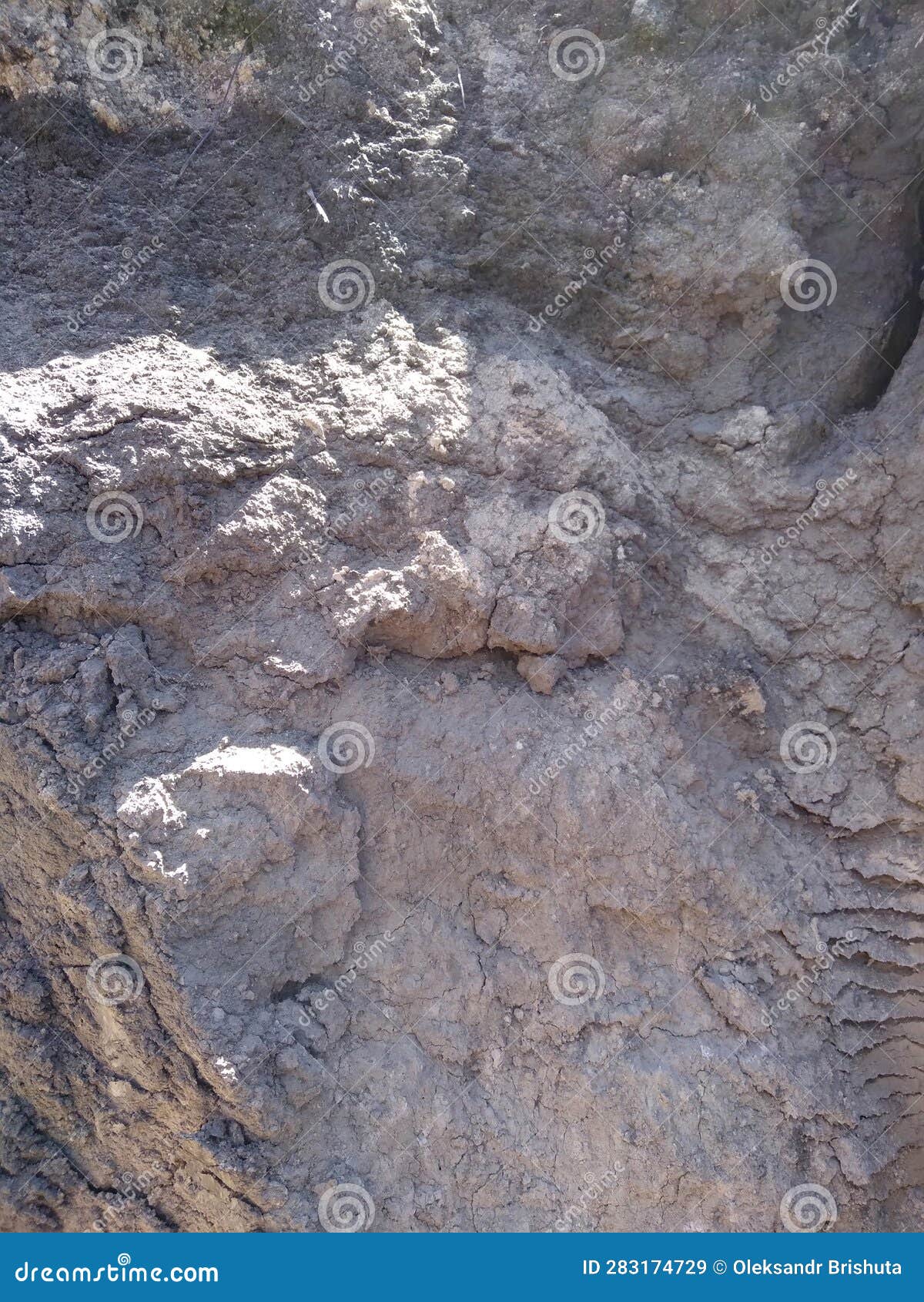 Disturbed Ground. Soil Texture Stock Image - Image of terrain, earth ...