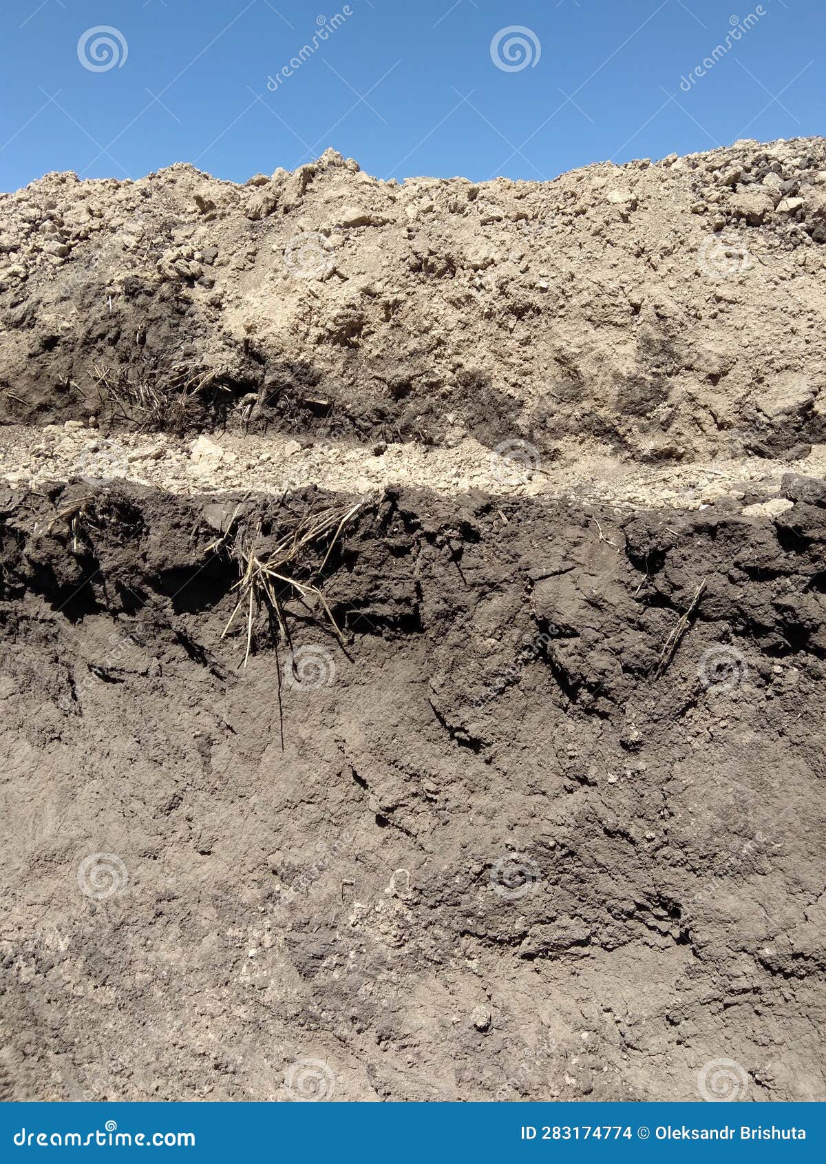 Disturbed Ground. Soil Texture Stock Photo - Image of sand, texture ...