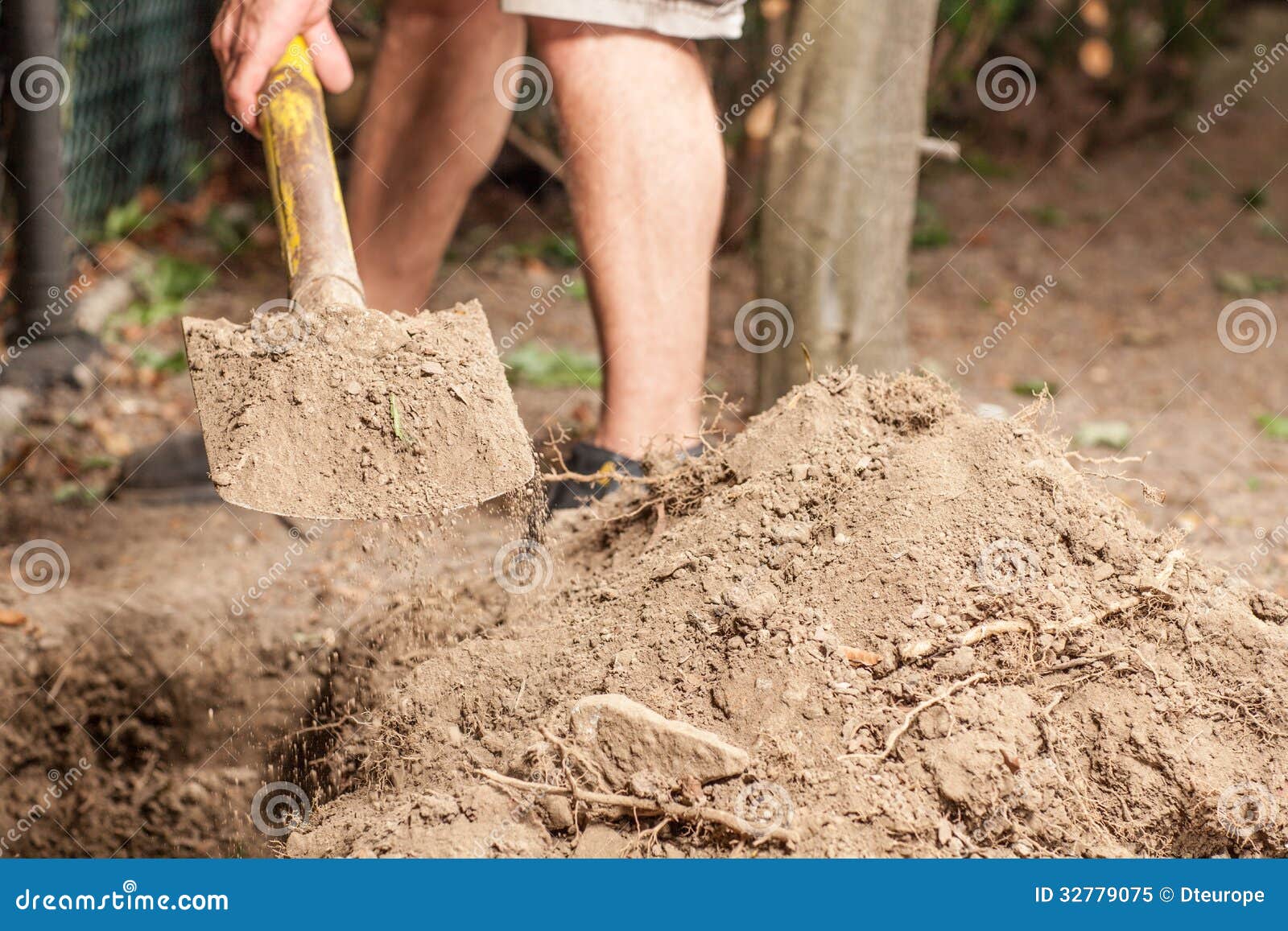 Soil Dust stock image. Image of nature, fence, flower - 32779075