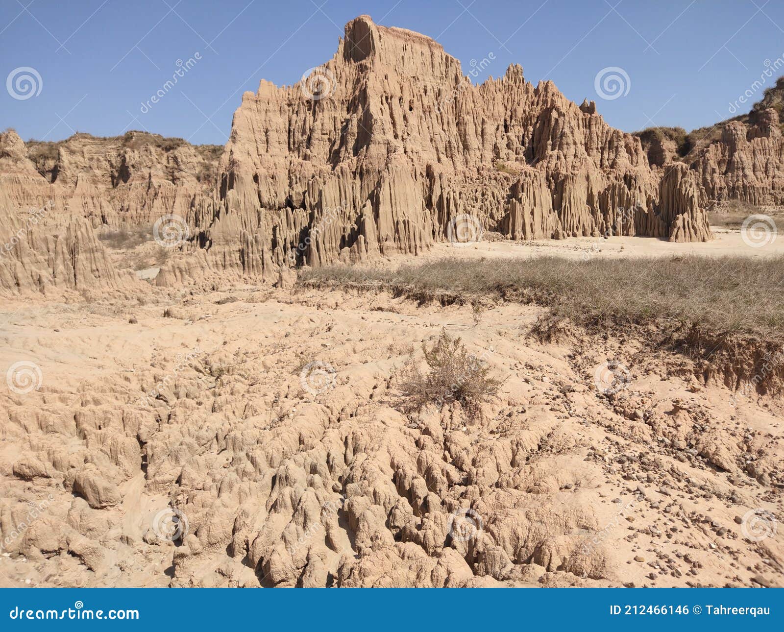 Soil erosion in hilly area stock photo. Image of agri - 212466146