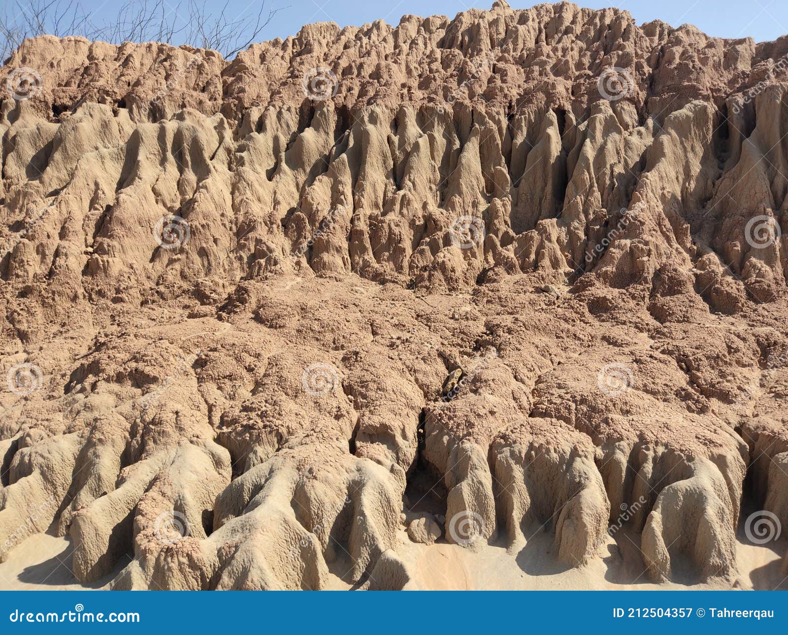 Soil Erosion Problem in Hilly Area Stock Image - Image of anthropogenic ...