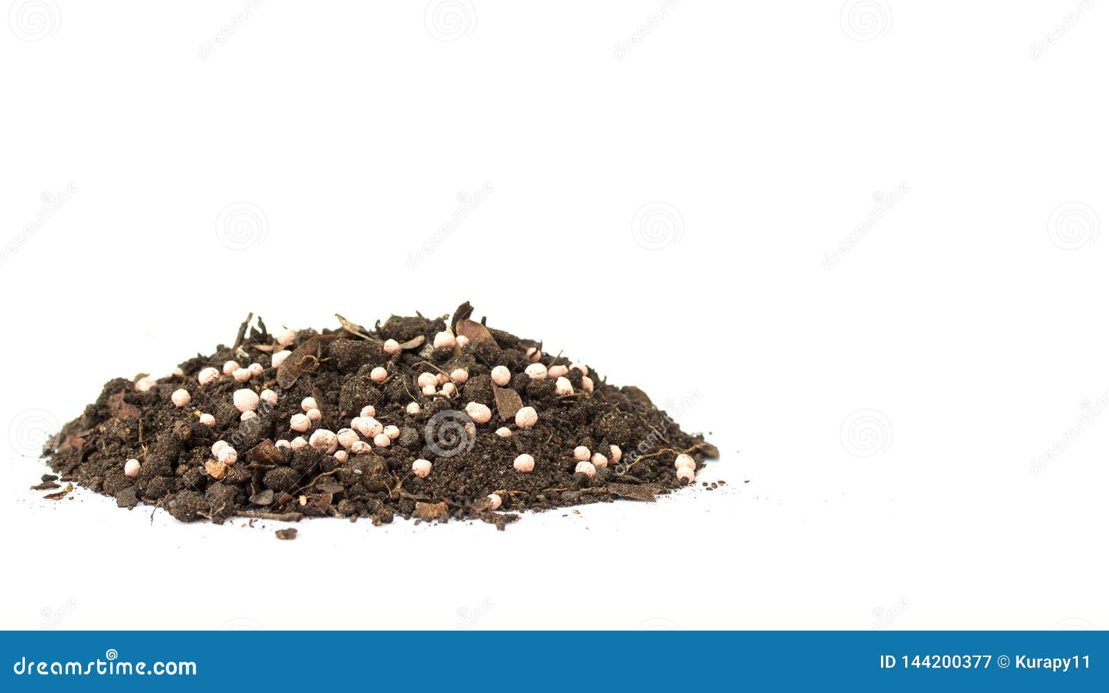 Soil and fertilizer. stock image. Image of organic, humus - 144200377