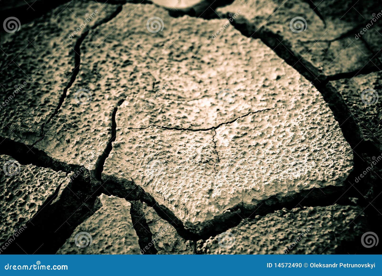 The soil in the fissures stock photo. Image of deserted - 14572490